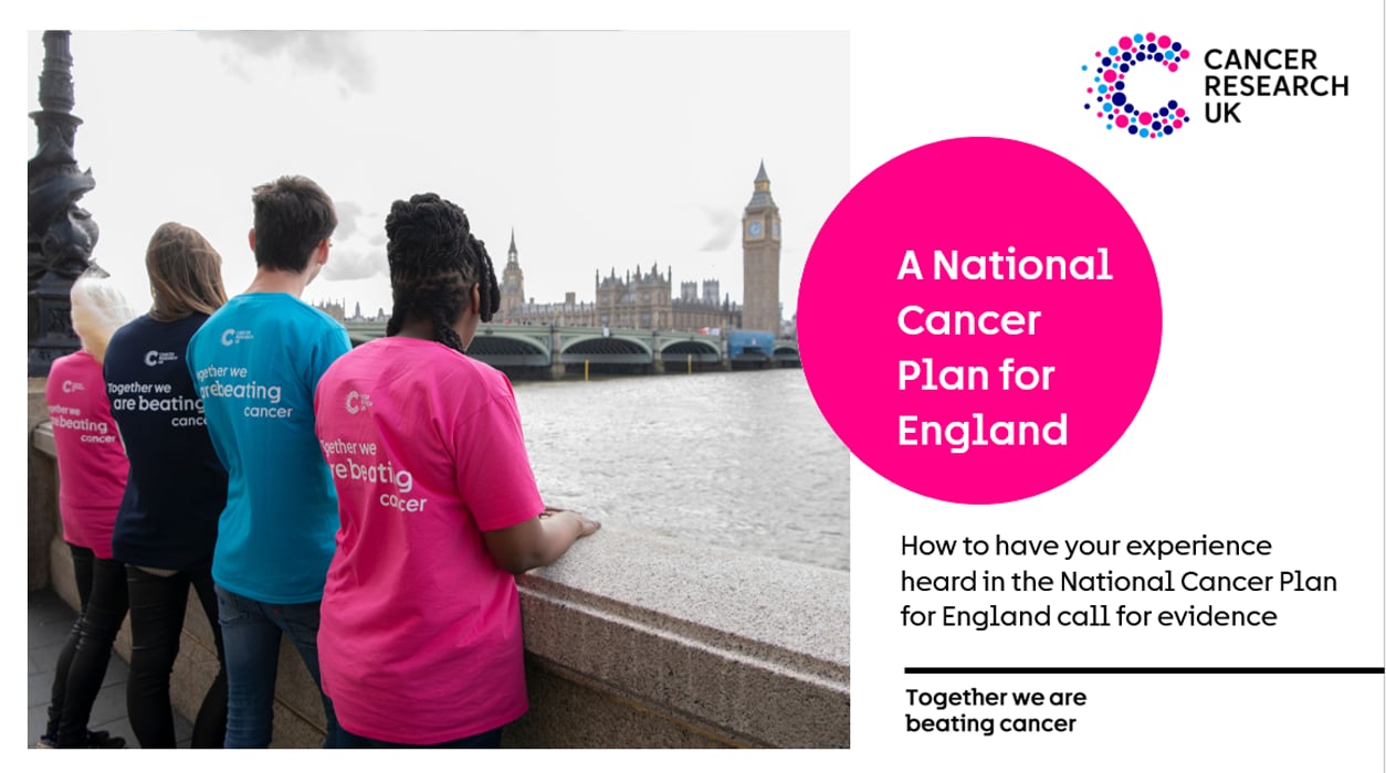 How to have your experience heard in the National Cancer Plan for ...