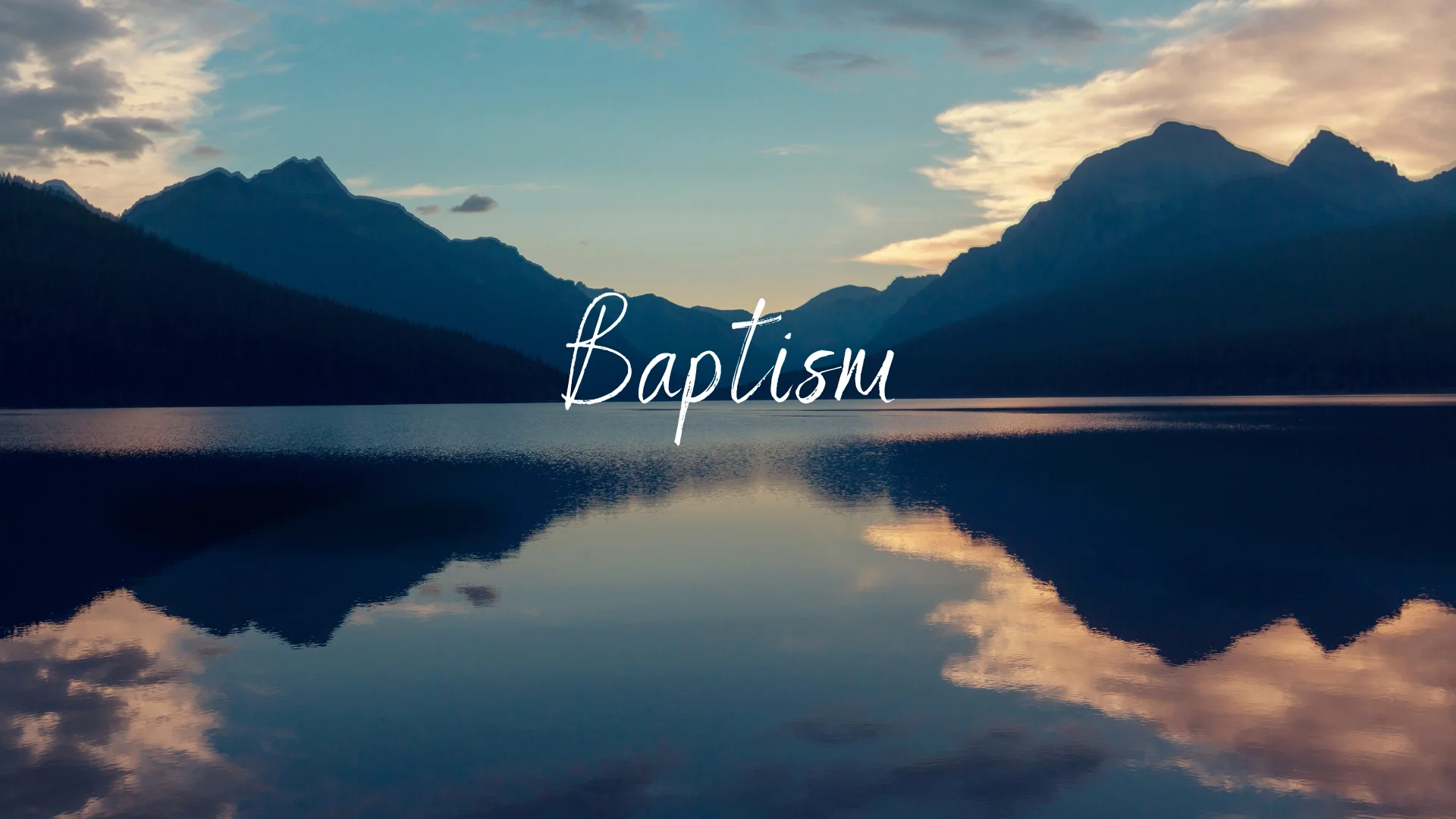 March 30, 2025 Baptism Sunday Speaker Justin Huffman