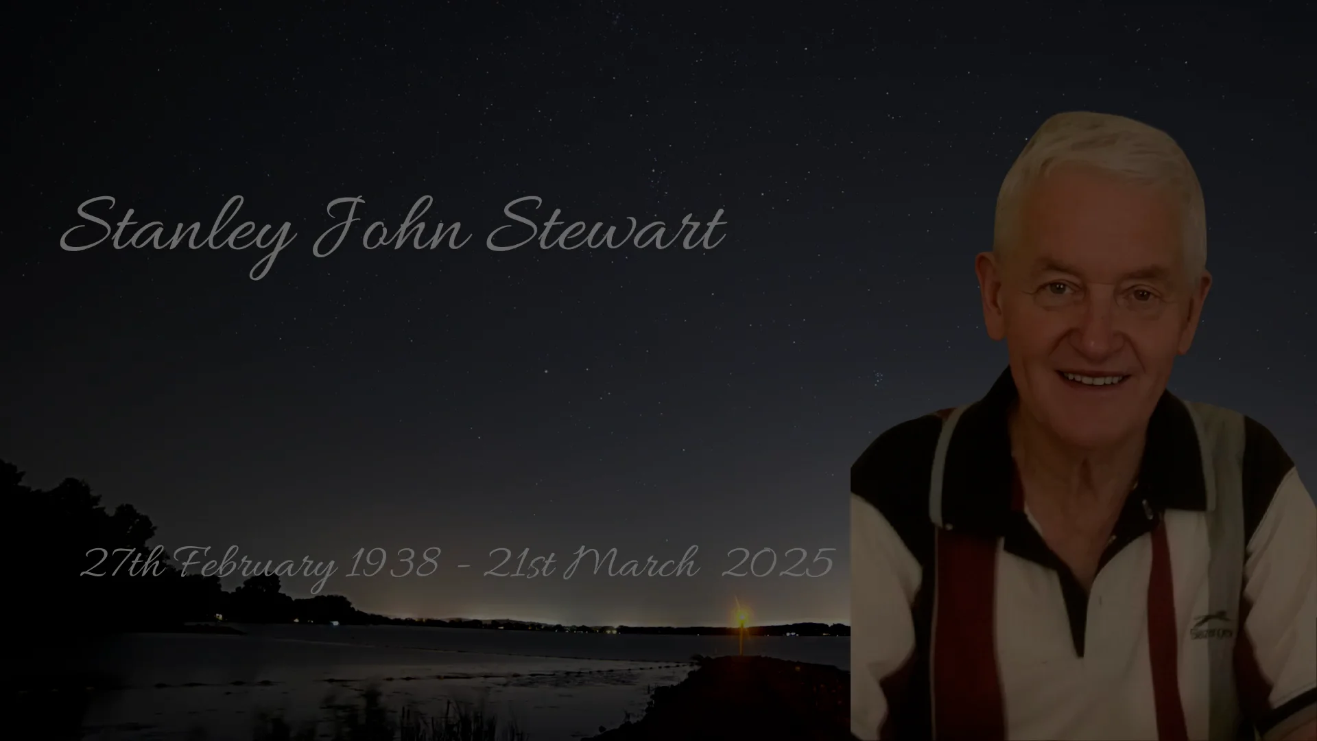 Service for Stanley Stewart