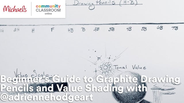 Recorded Live: Beginner's Guide to Graphite Drawing Pencils and Value ...