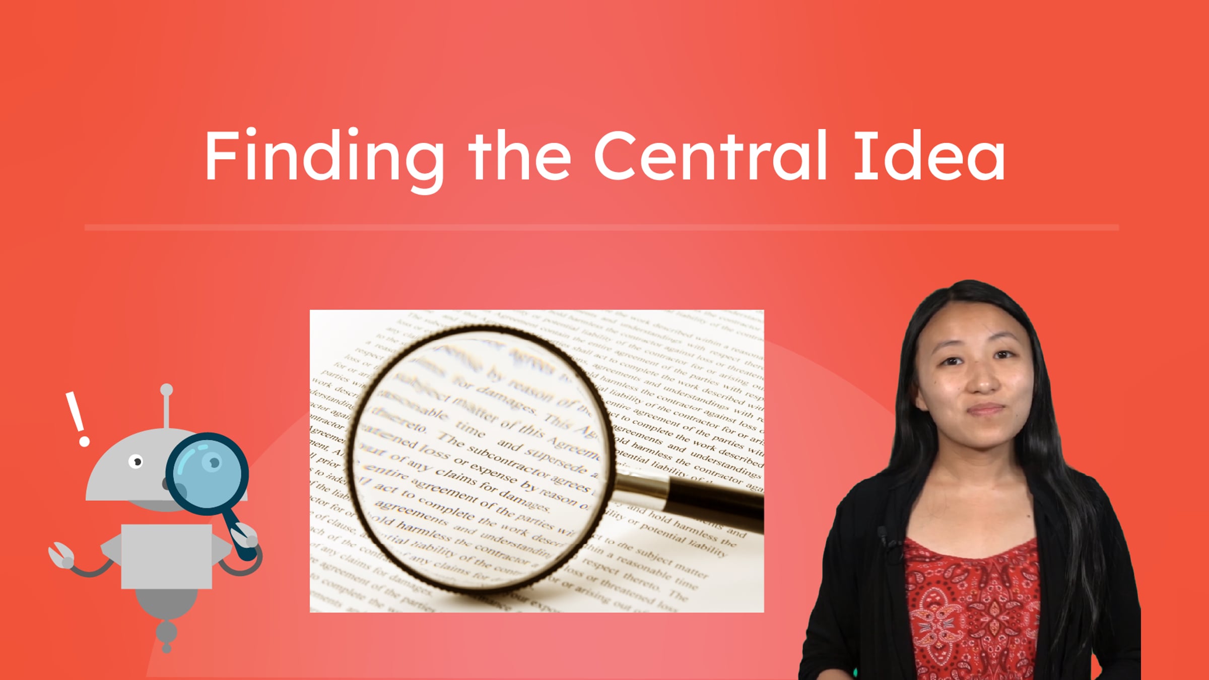 Finding the Central Idea