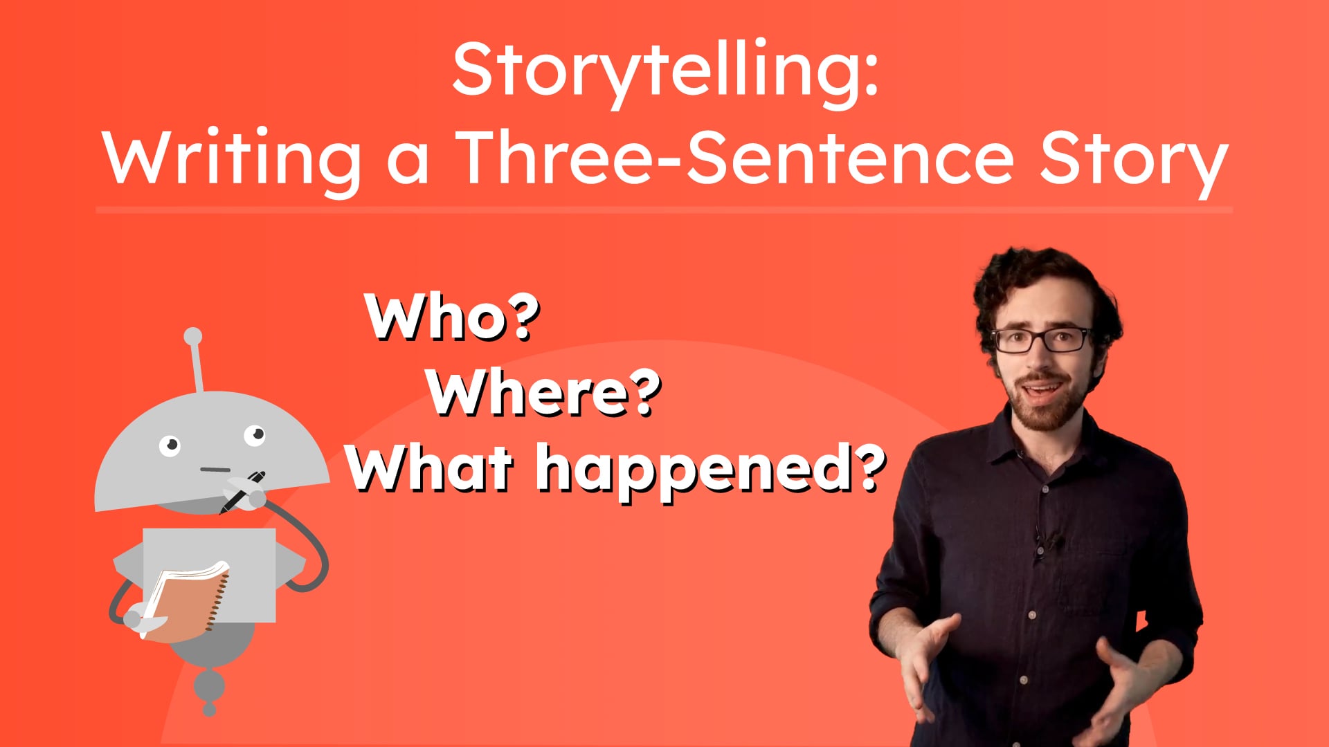 Telling a Three-Sentence Story