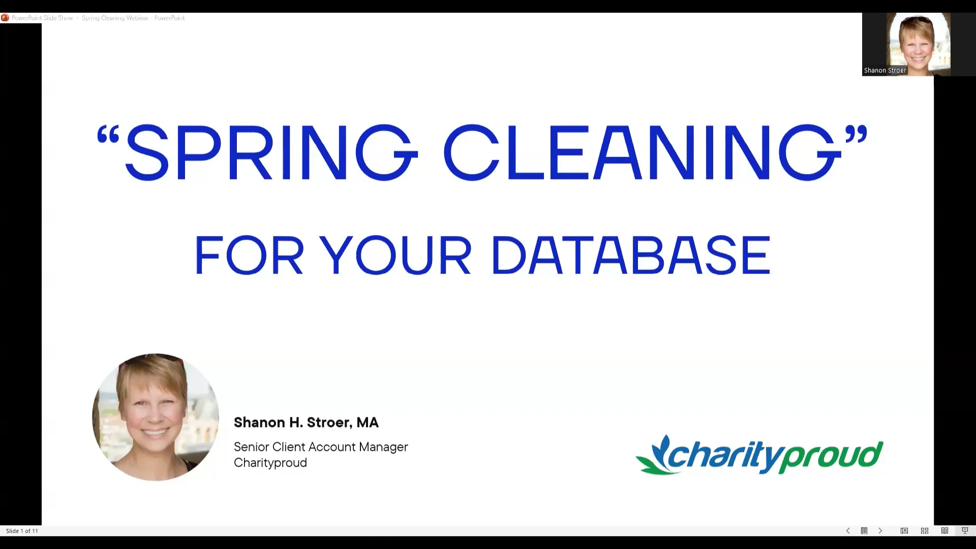 Spring Cleaning webinar