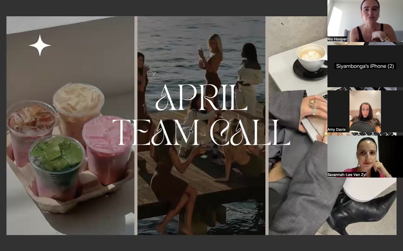April Team Call | Videos & Movies on Vimeo