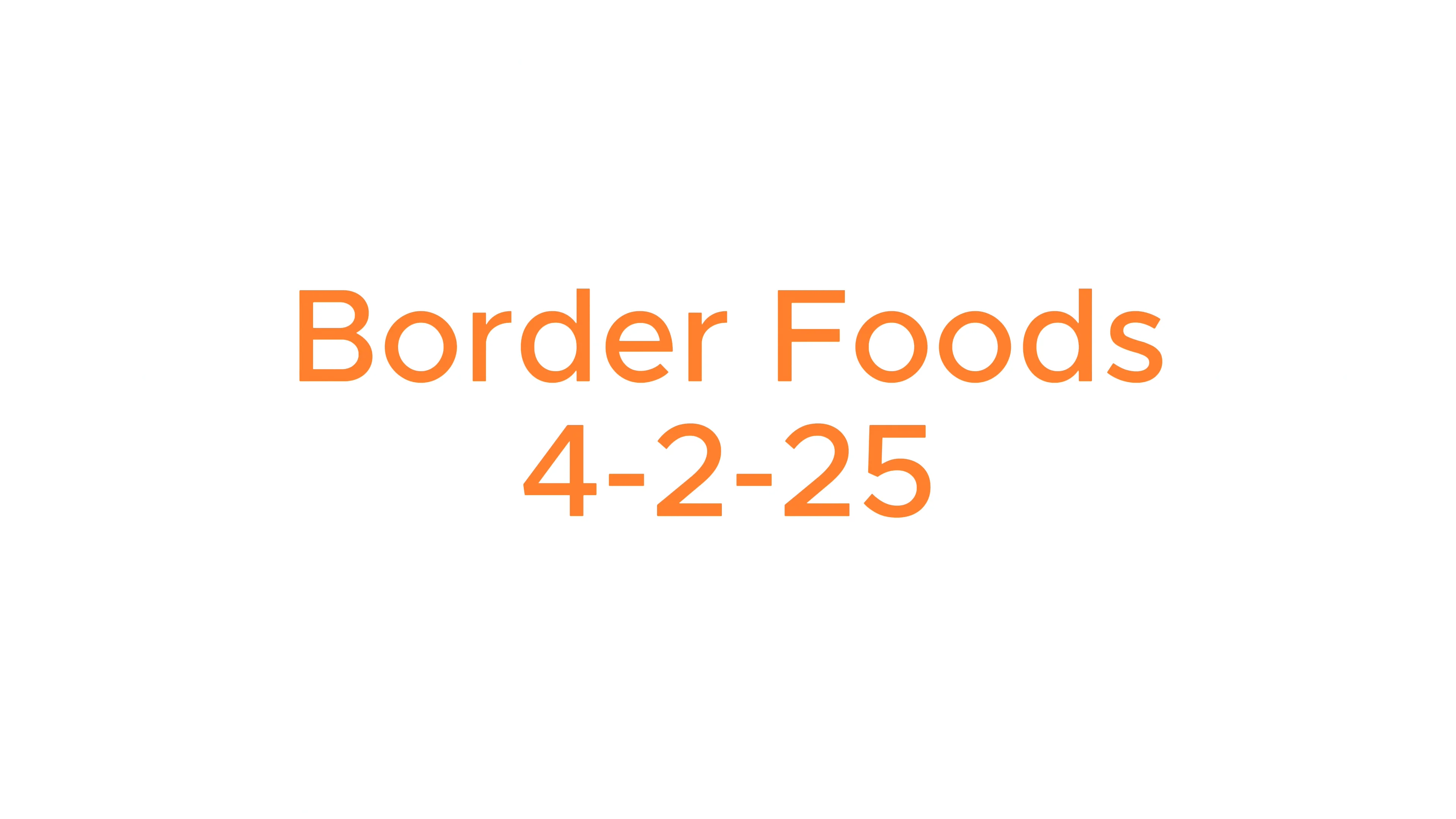 Border Foods - RemoterBridge