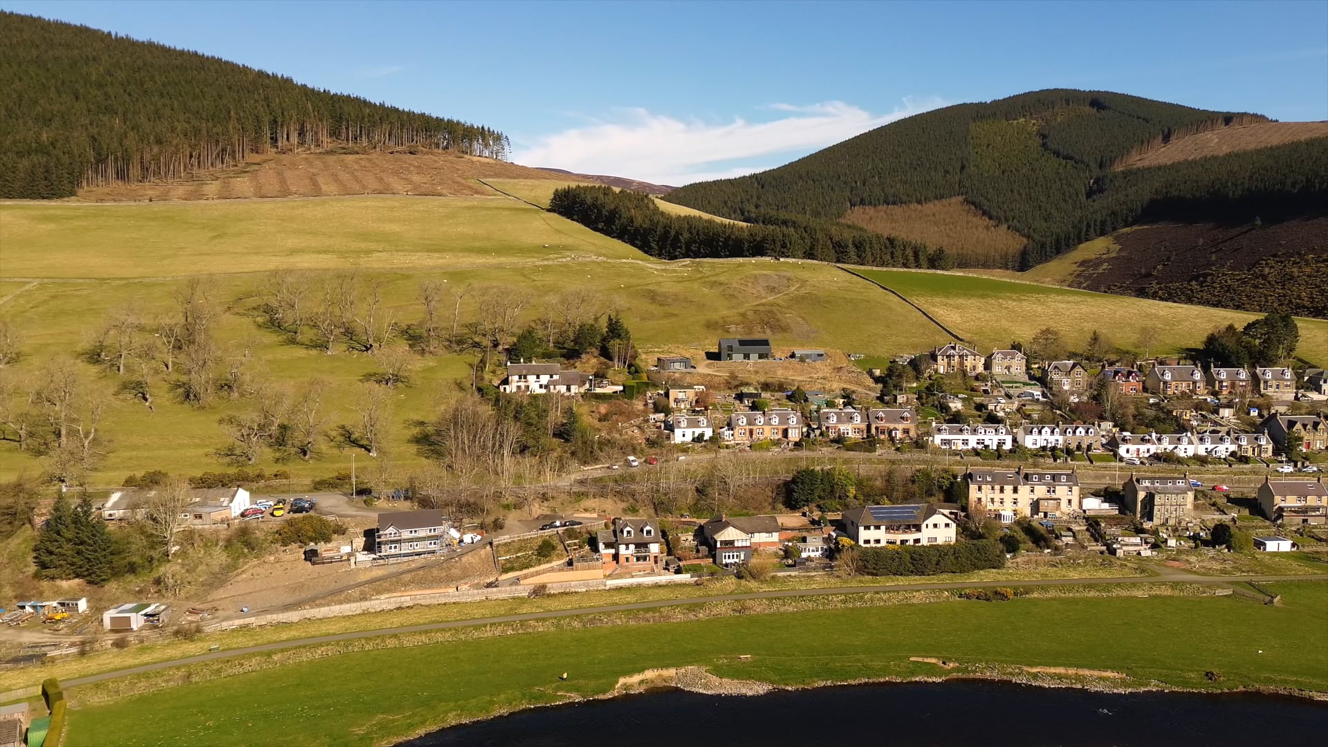 SCENEINVIDEO - Plora View, Peebles Road, Walkerburn, Scottish Borders ...