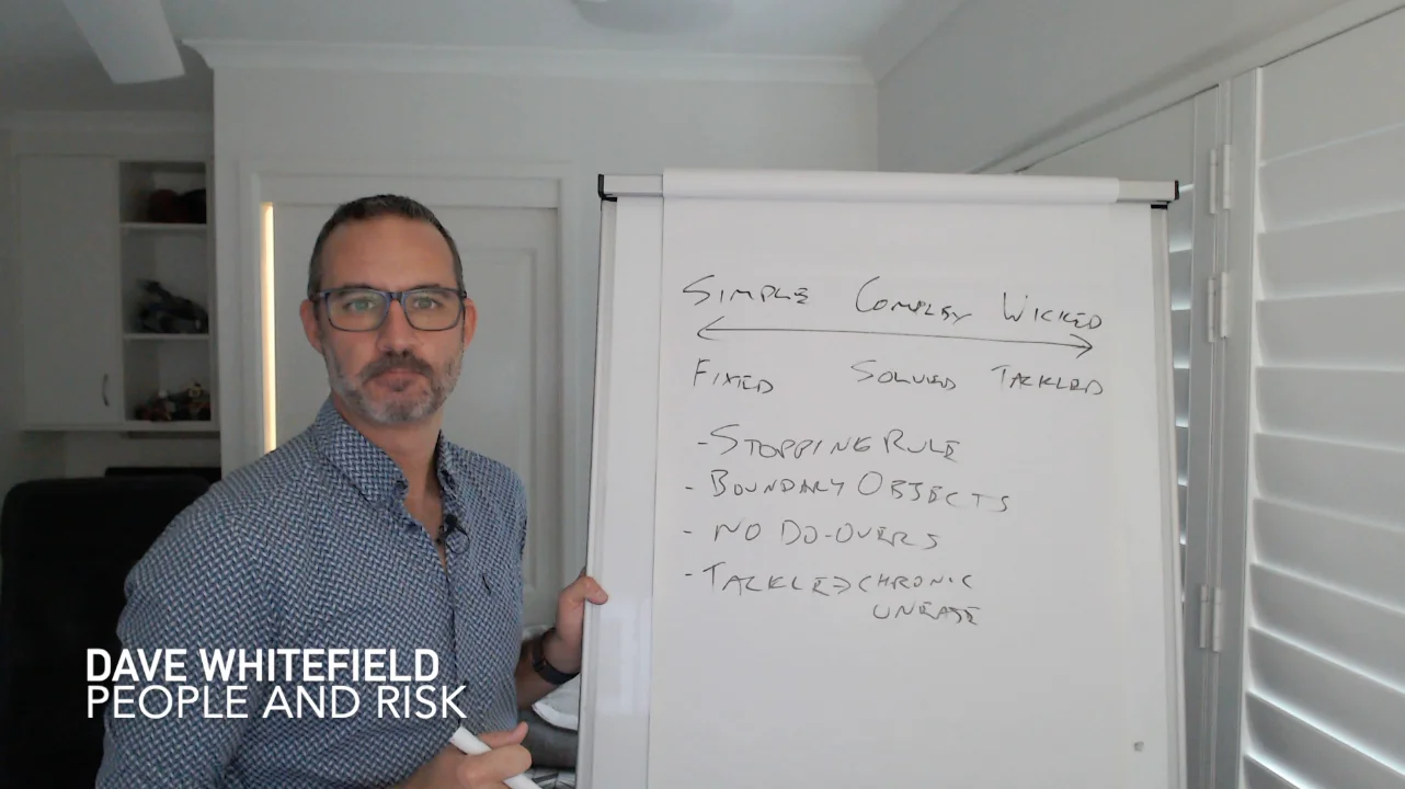 Wicked Problems in Safety and Risk