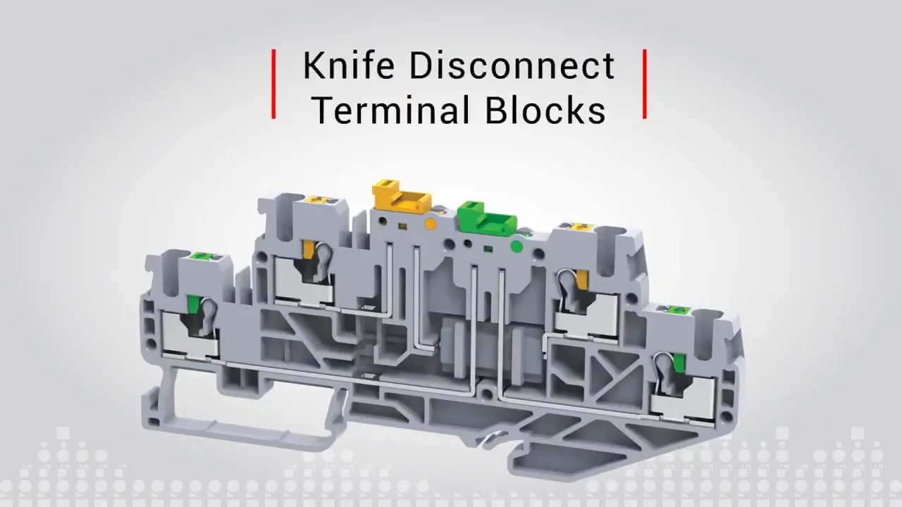 Connectwell Knife Disconnect Terminal Blocks