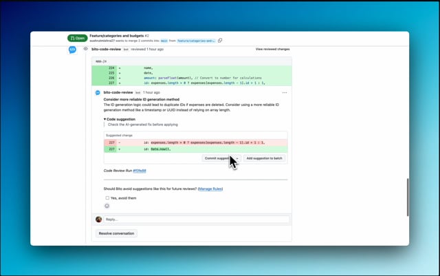 How I Personalized Bito’s AI Code Review Suggestions - Bito