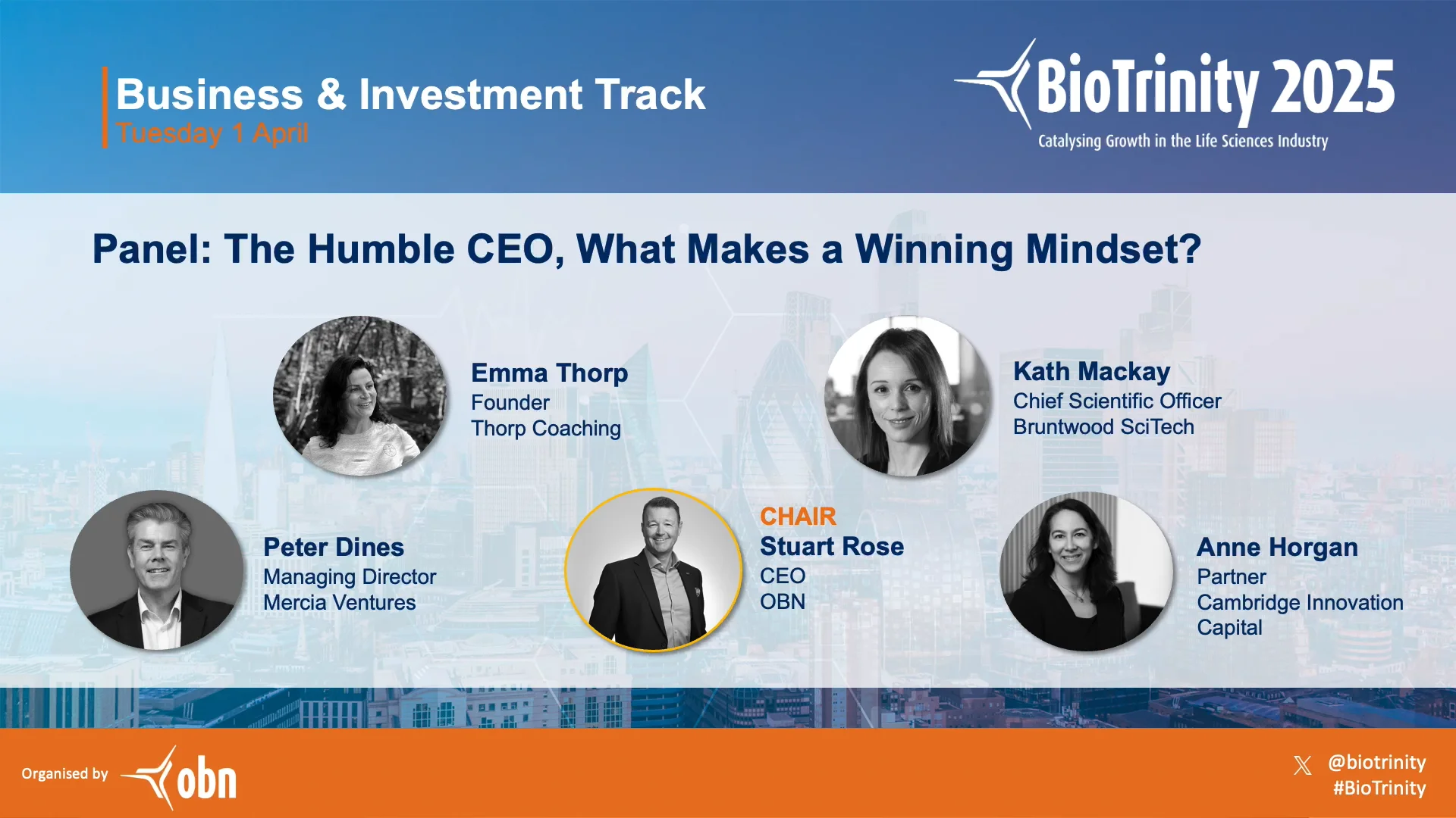 Panel: The Humble CEO, What Makes a Winning Mindset? - Tuesday 1 April ...
