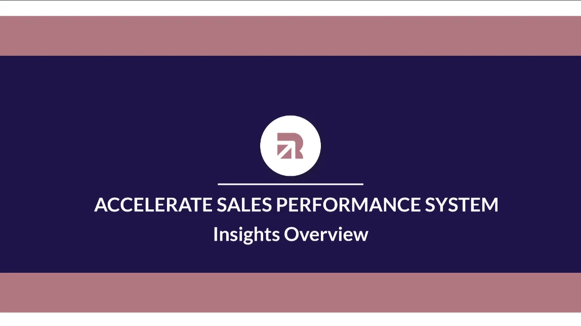 Accelerate Insights Overview