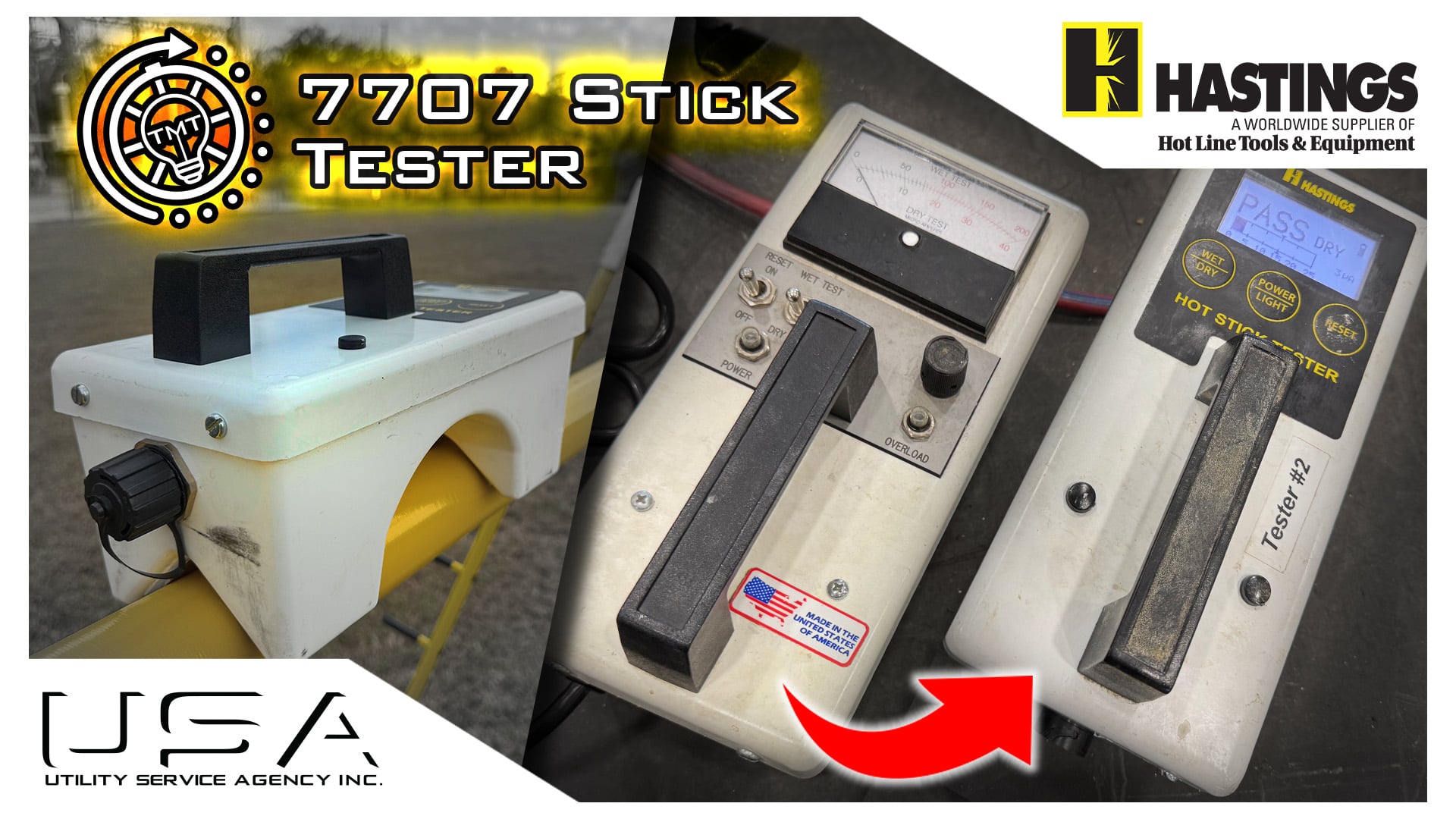 TMT — Hastings' improved 7707 Battery Operated Stick Tester | Videos ...