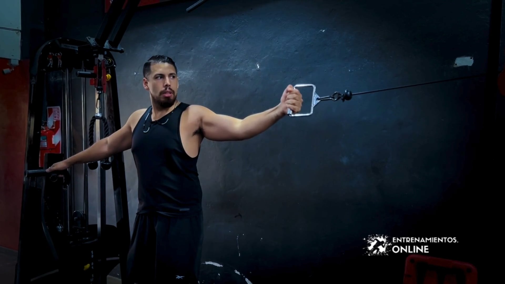 158. Curl De Bíceps A Un Brazo En Polea Alta