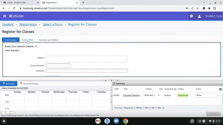 How to Register: Graduate School Students