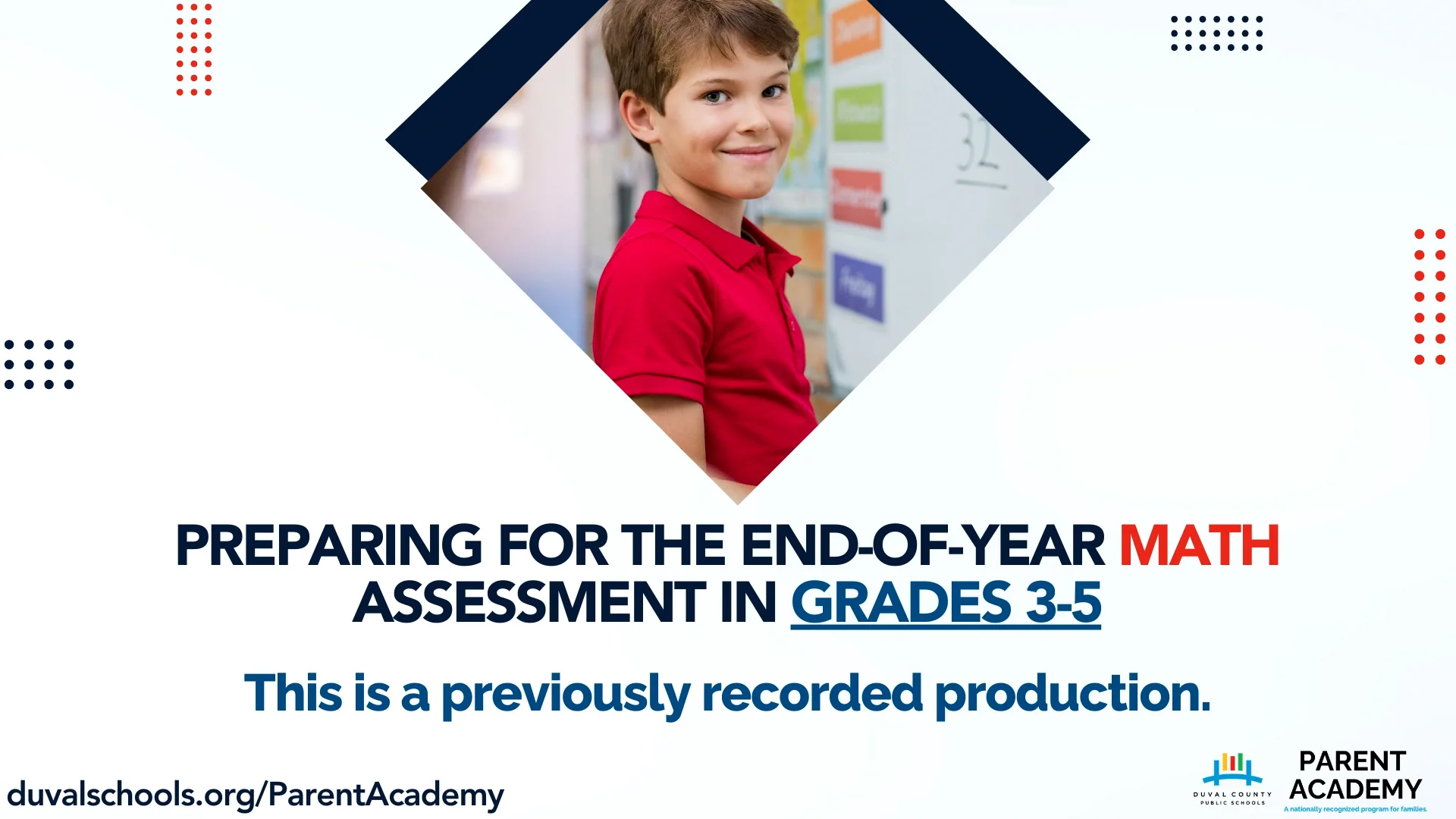 Preparing for the End-of-the Year Math Assessments in Grades 3 - 5 Fall ...