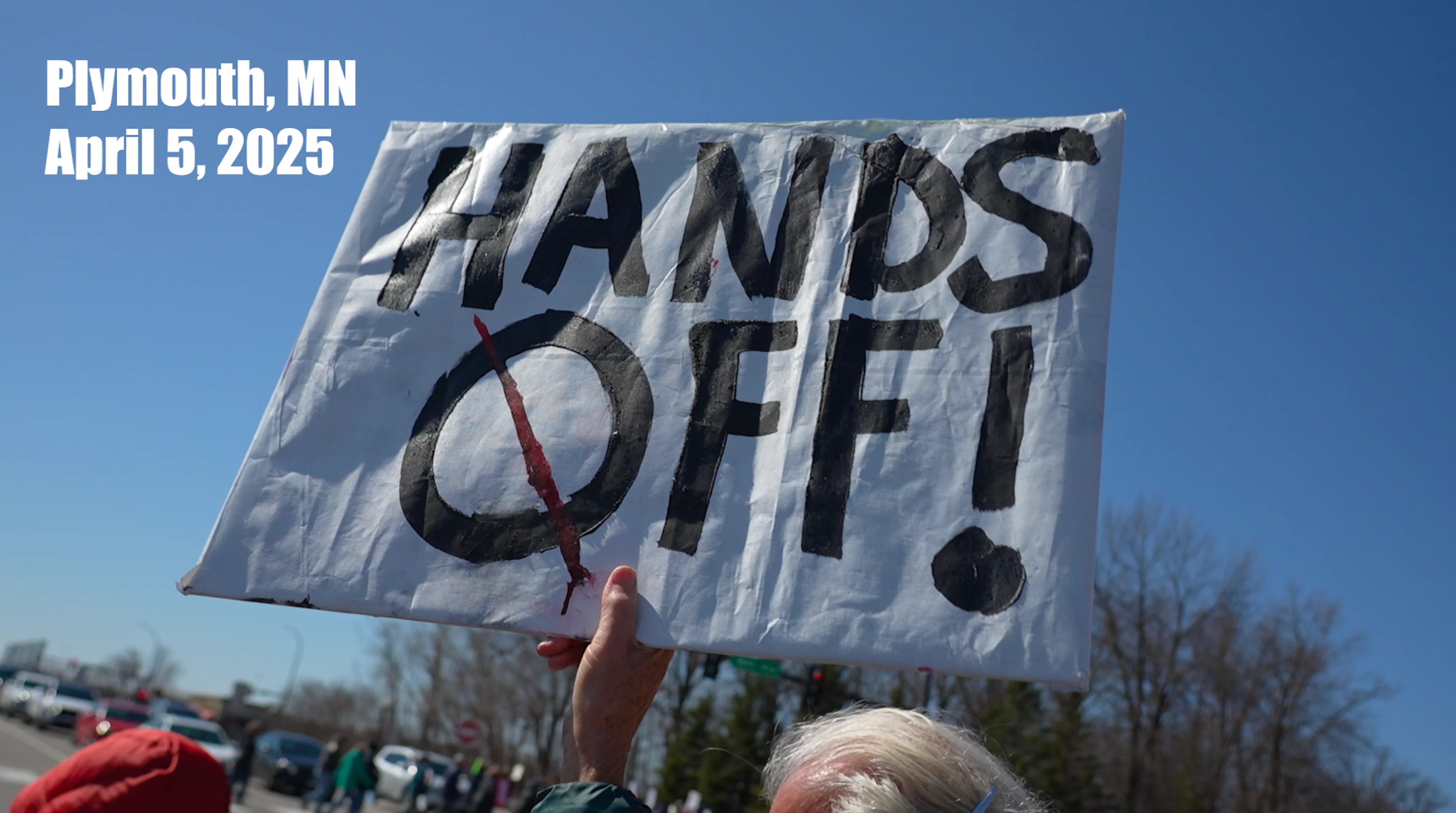 Hands Off Rally Plymouth, MN April 5, 2025