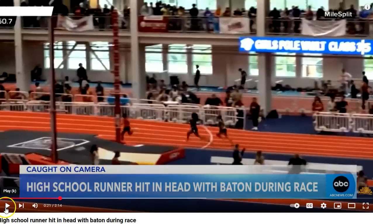 Track Baton HIt