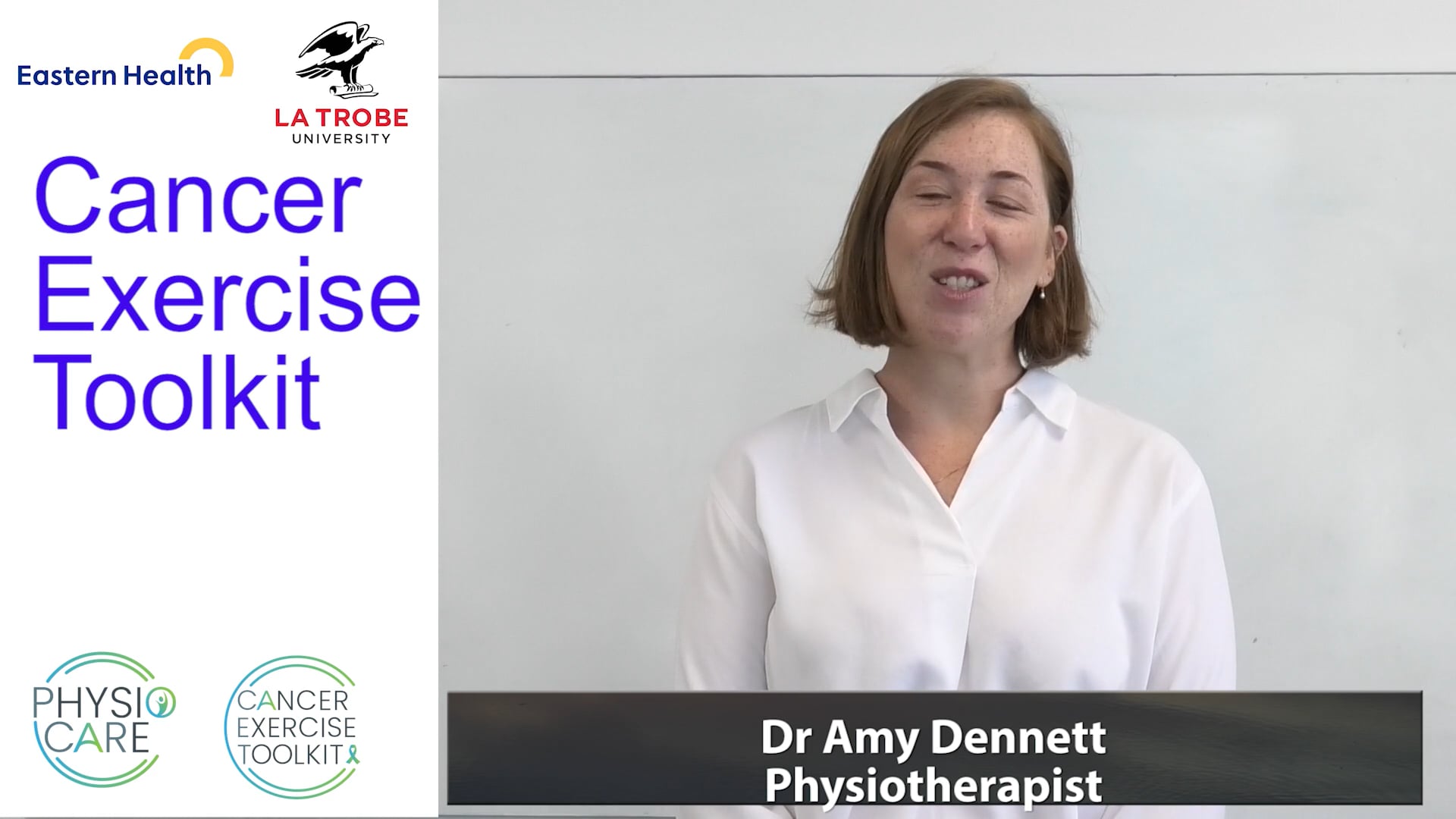 Exercise and Cancer Tookit Introduction with Amy | Videos & Movies on Vimeo