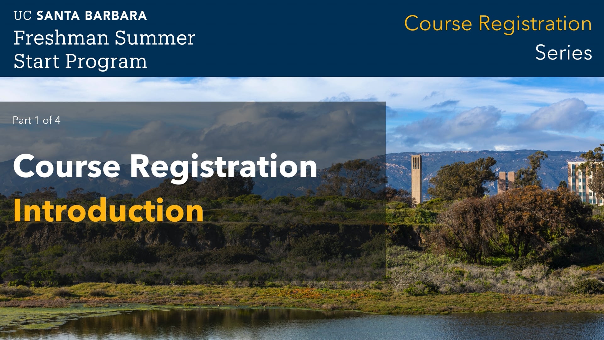 FSSP Course Registration #1: Course Registration Introduction