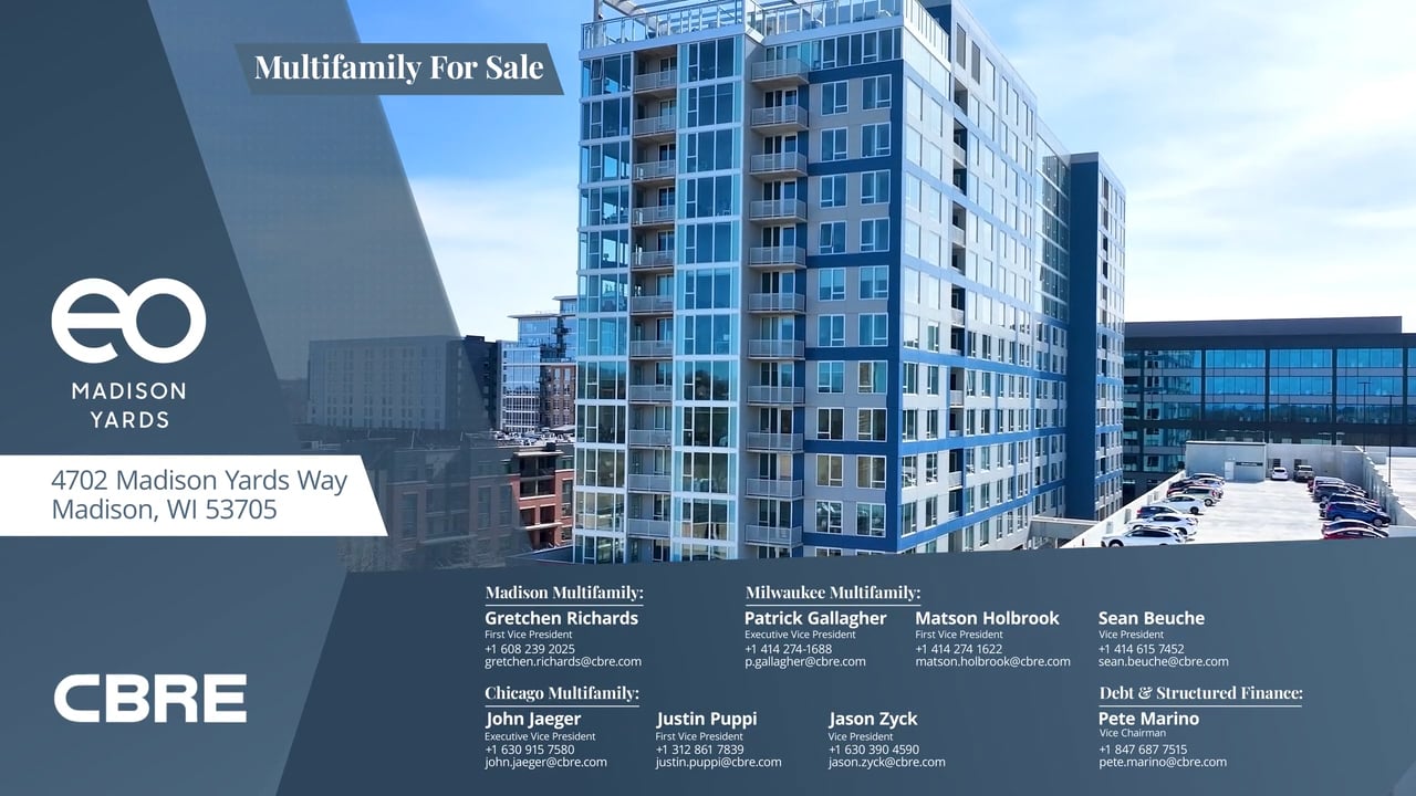 Multifamily for Sale | 4702 Madison Yards Way, Madison, WI 53705 | CBRE ...