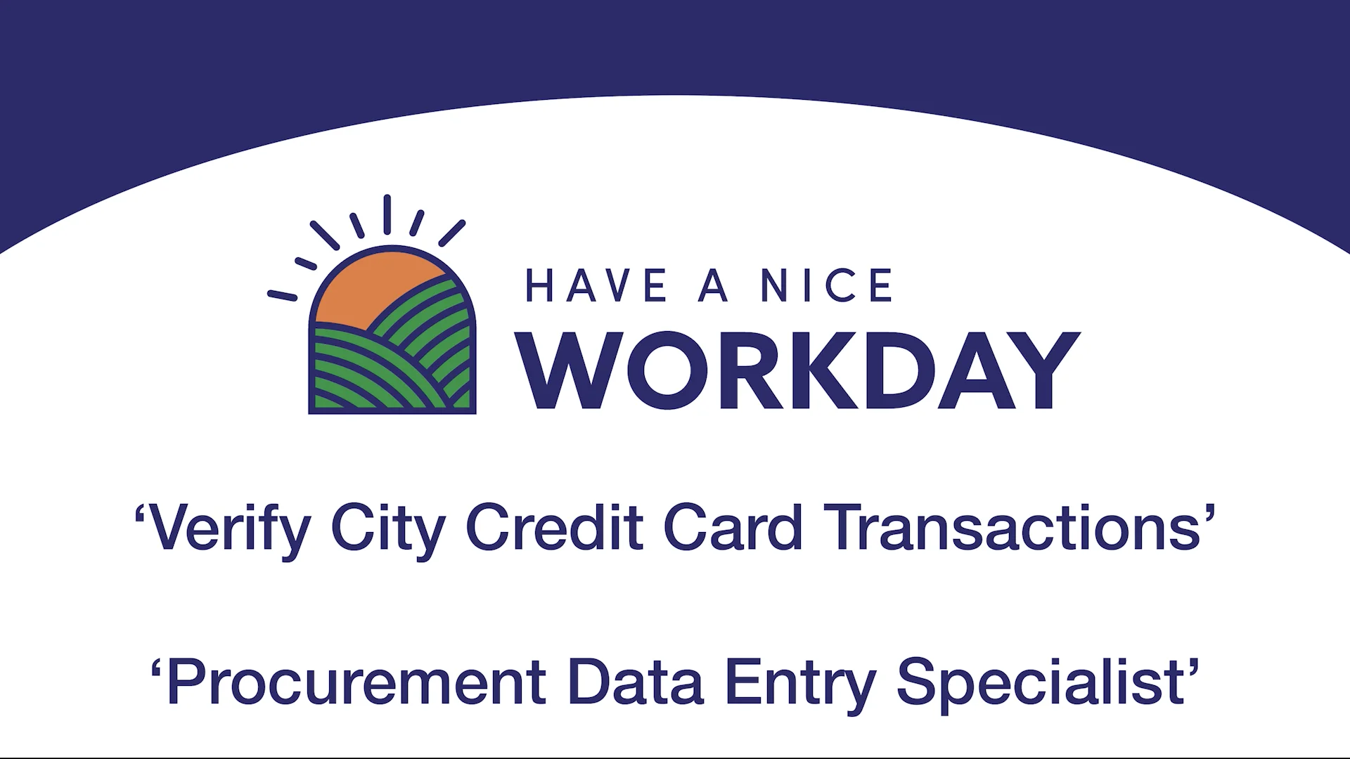Workday - Verify Credit Card Transactions on Behalf of Another Worker