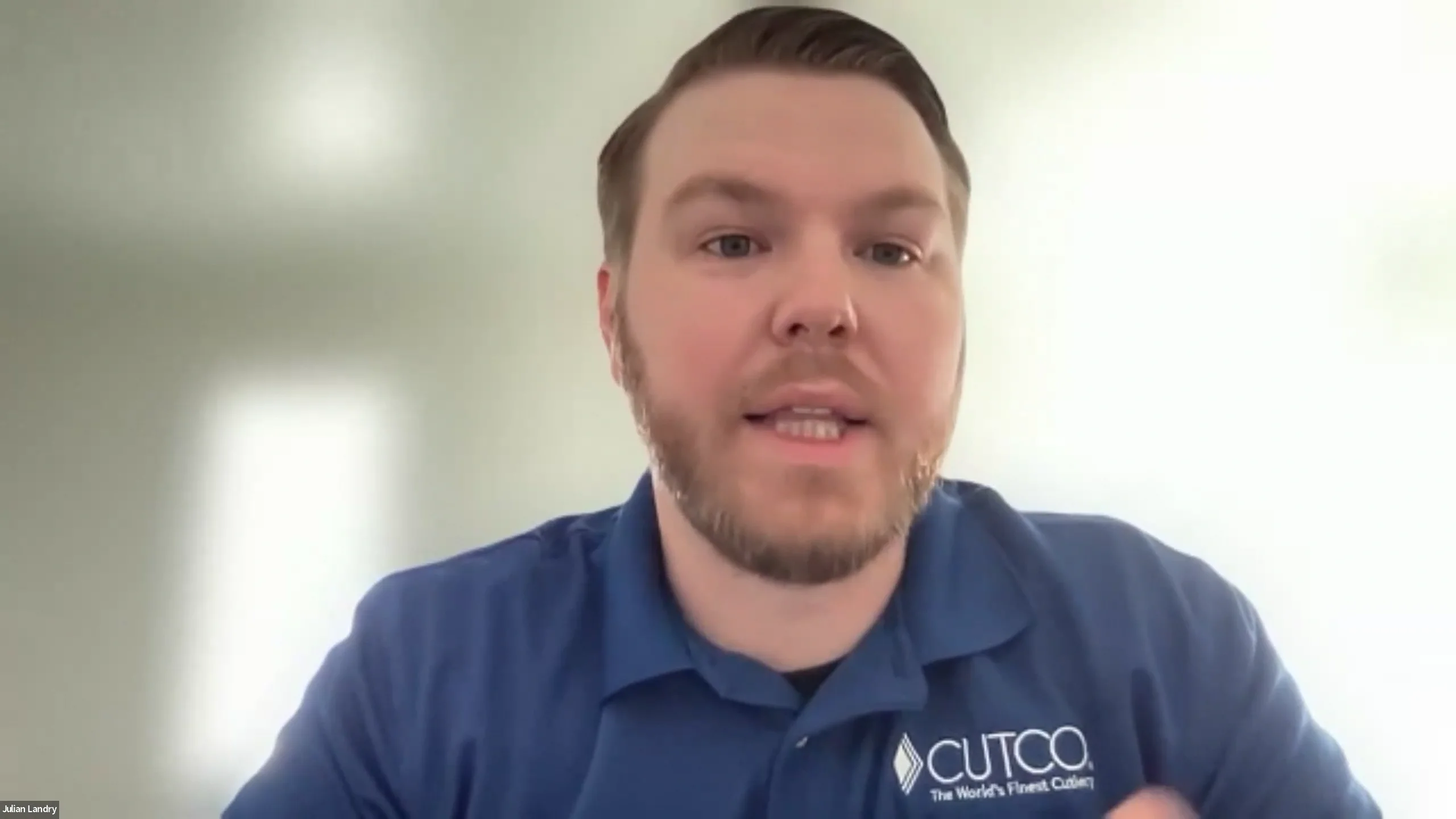 A Presentation Sales Meeting featuring Julian Landry from Cutco