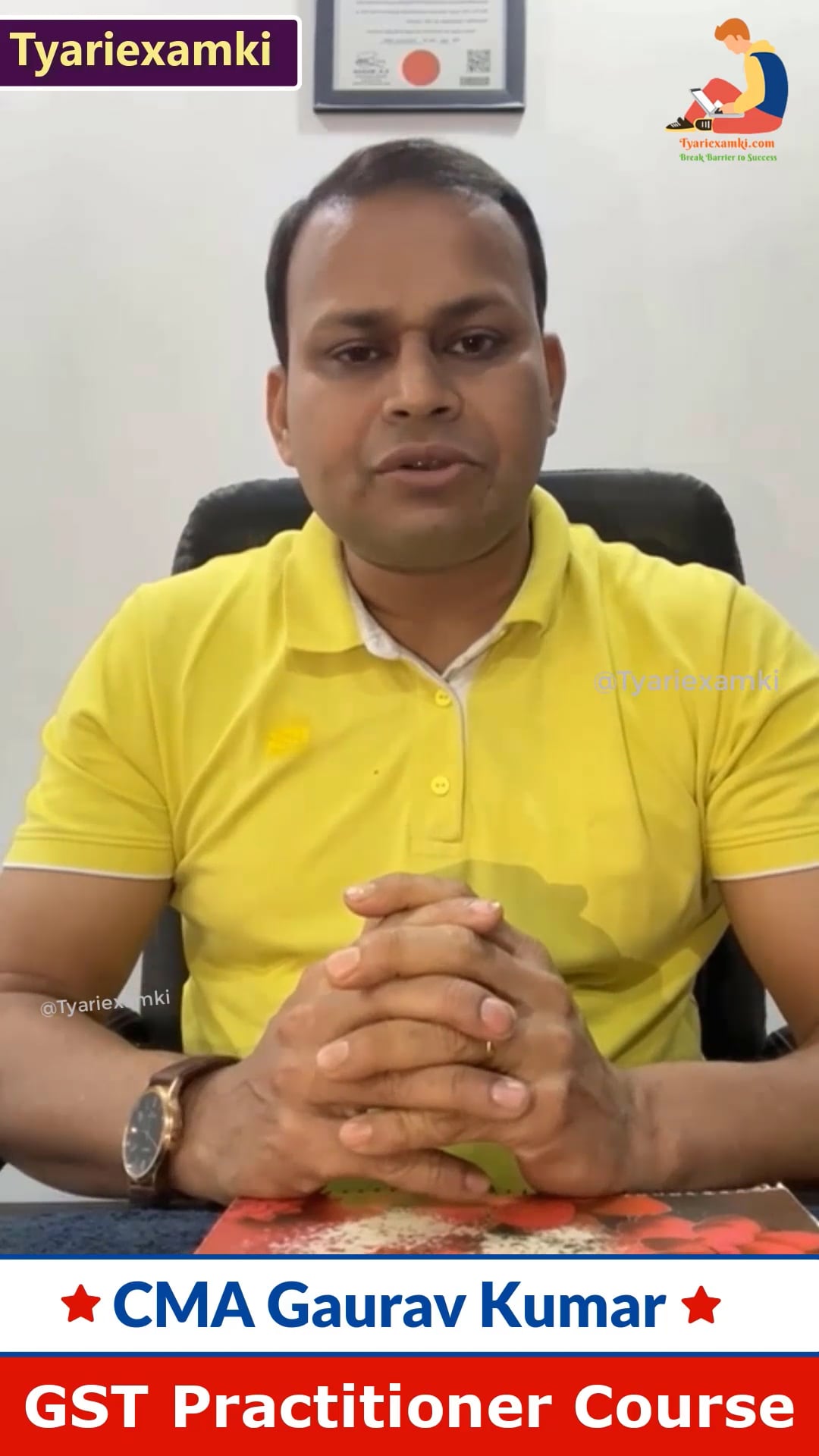 GST Practitioner Course Online Course Details by CMA Gaurav Kumar