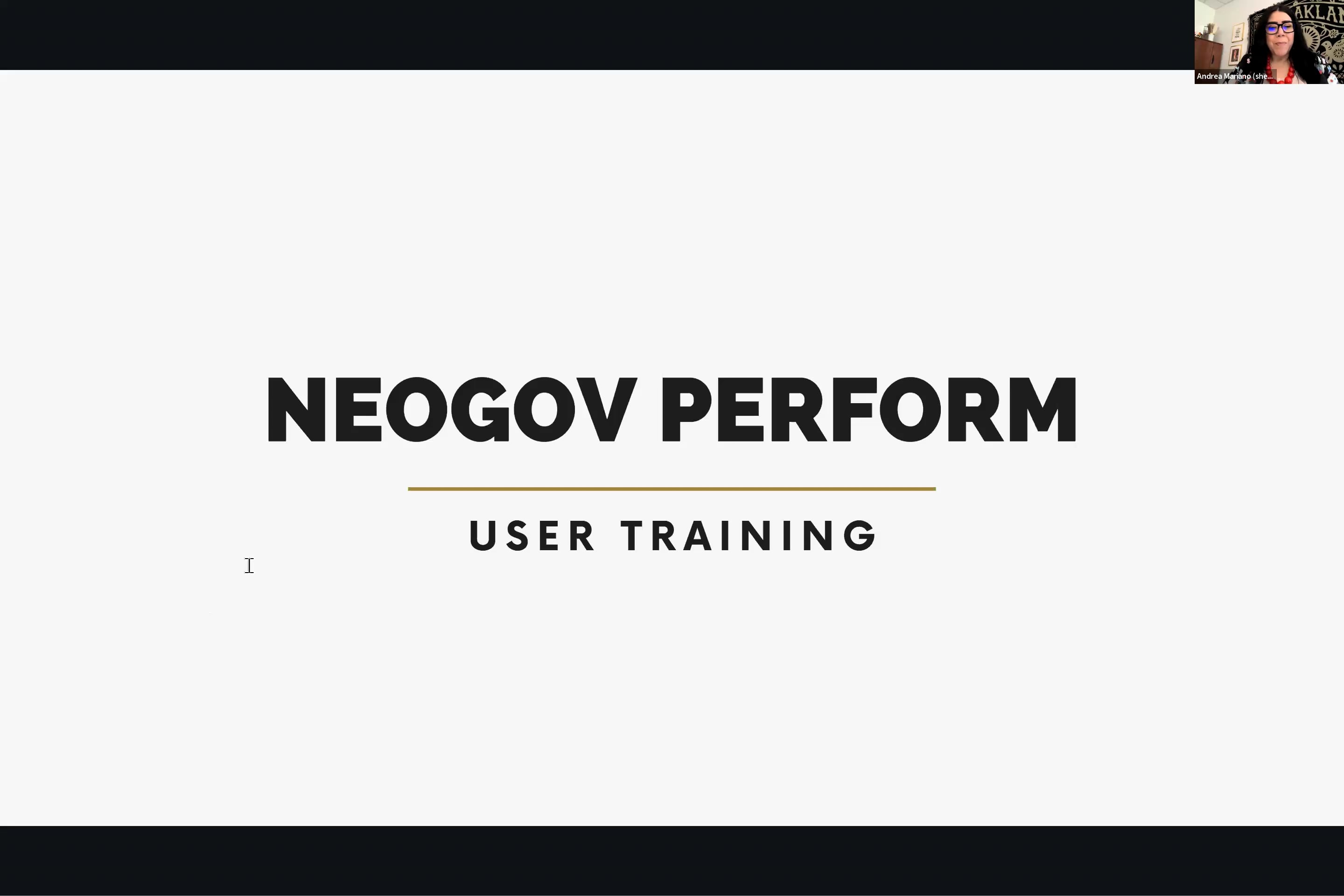 2025 NEOGOV Perform User Training
