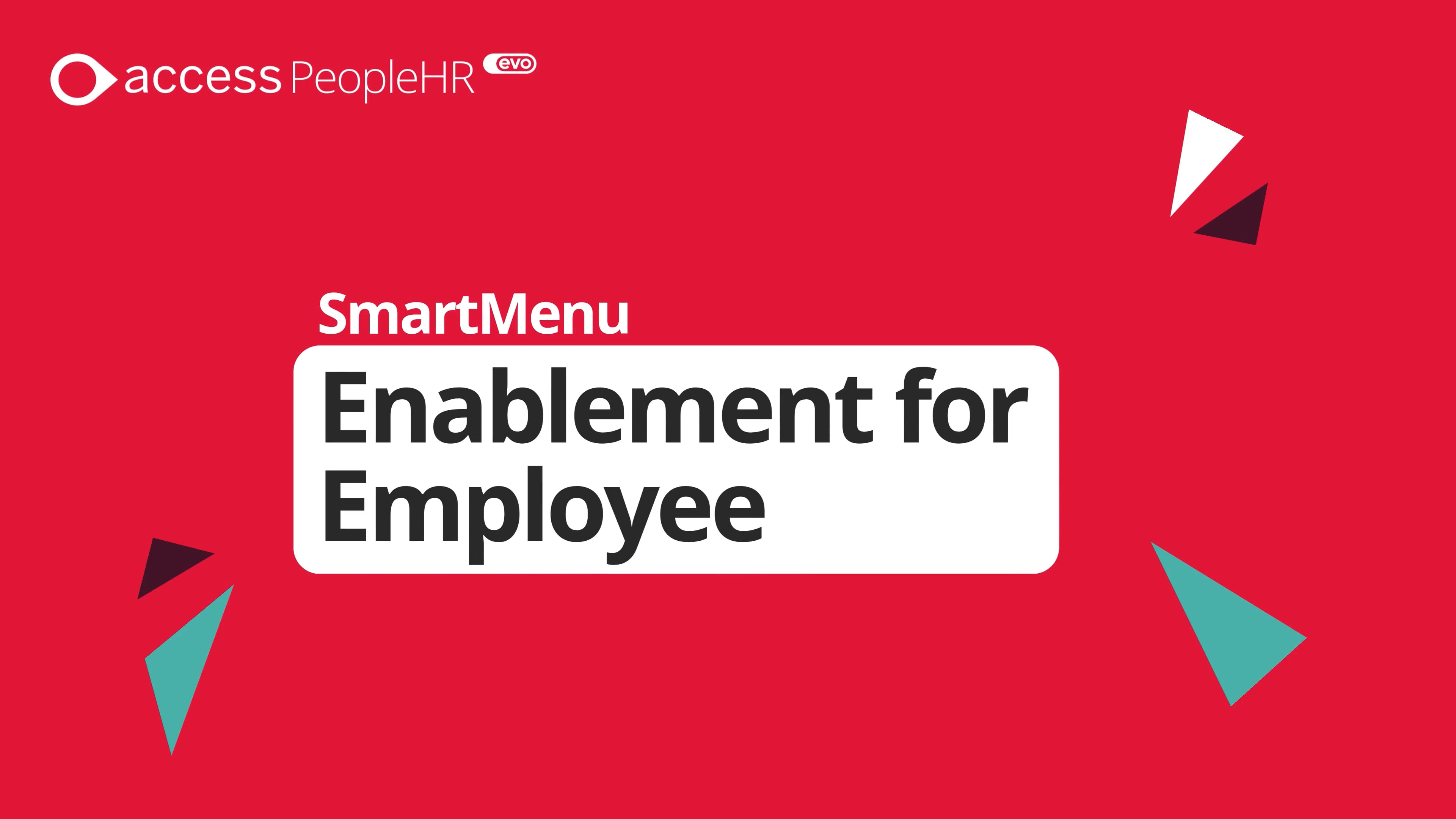 PeopleHR: Smart Menu for employees