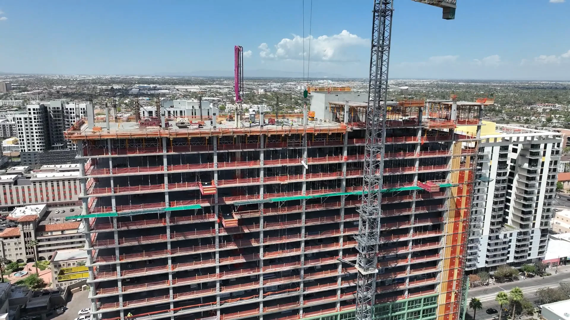 Ray Phoenix topping out