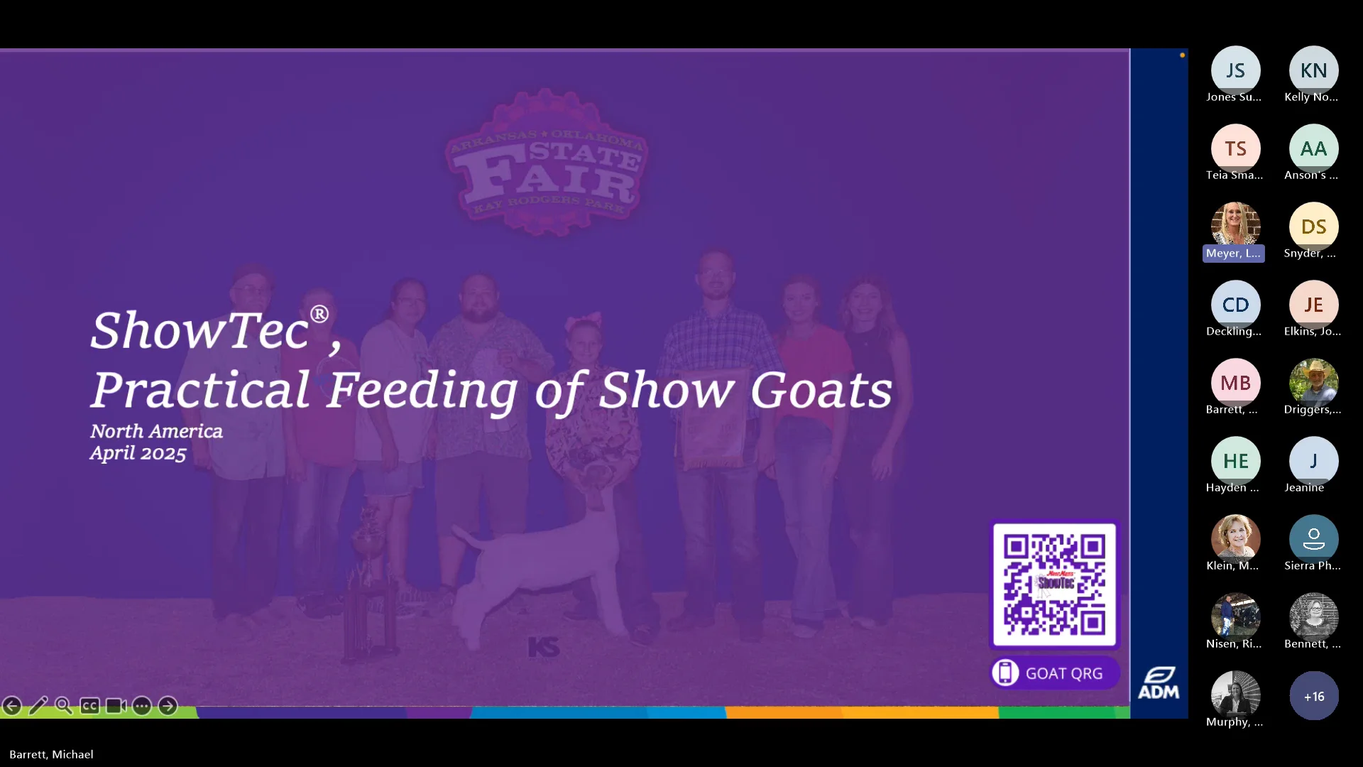 ShowTec Webinar - Feeding Show Goats, A Practical Approach