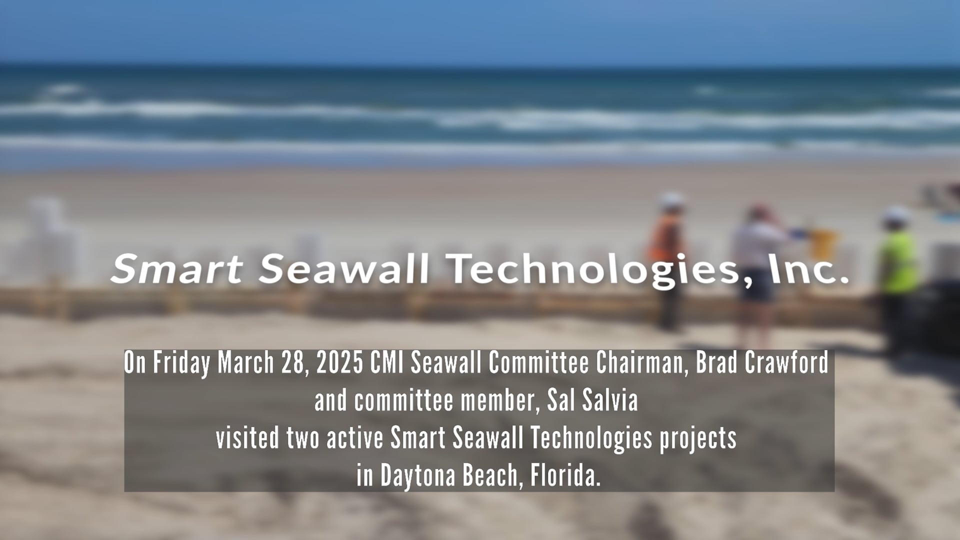Visit to Smart Seawall Technology Projects