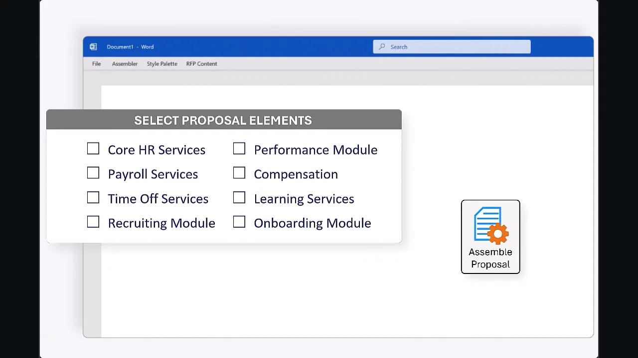 Automate Complex Word Documents