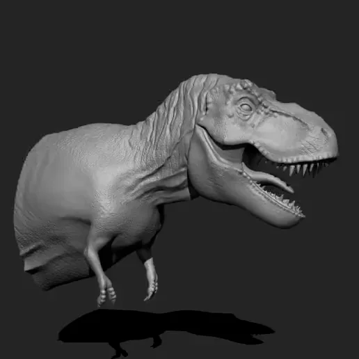 Tyrannosaur Zbrush turntable