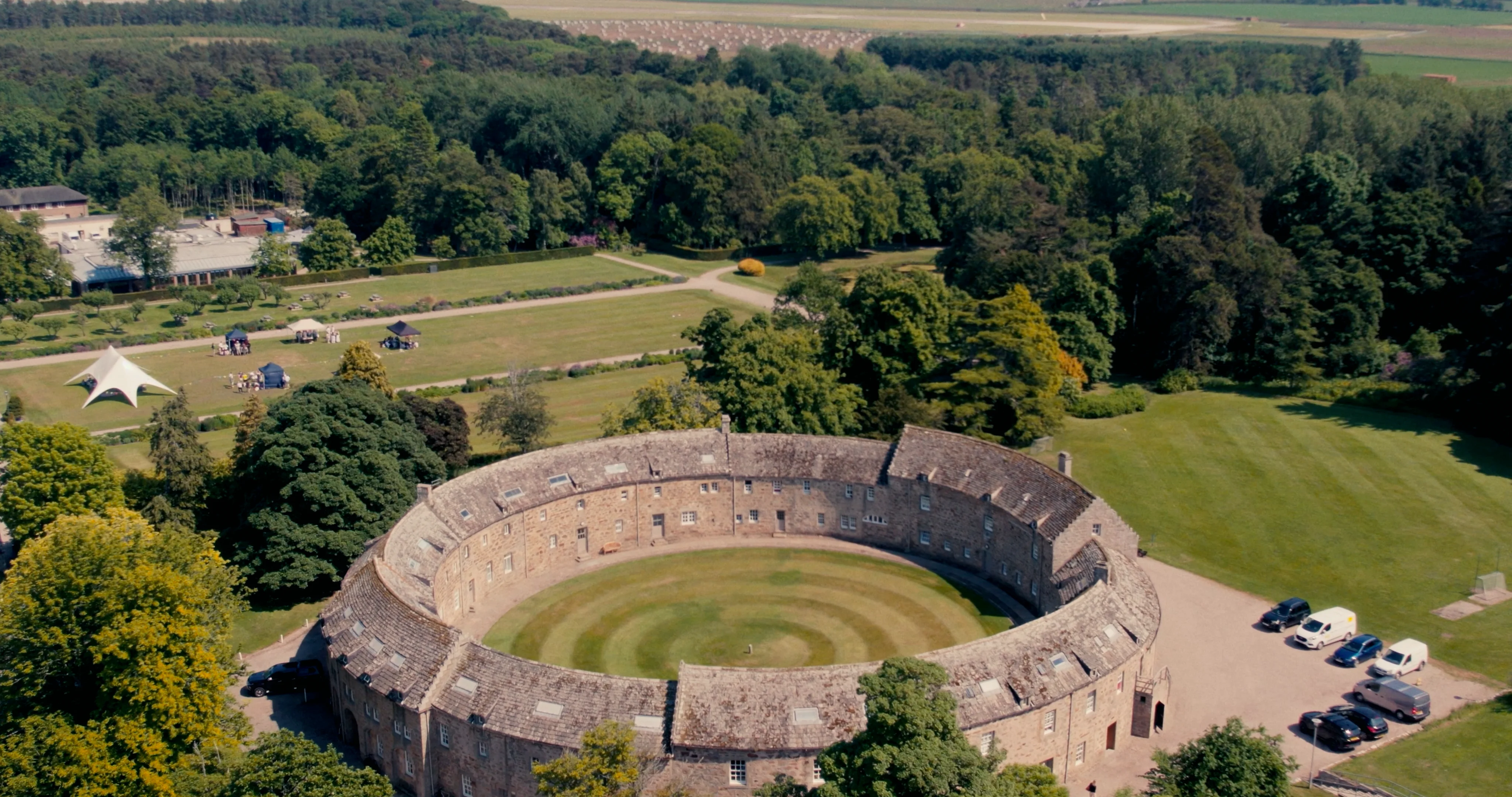 An aerial tour of the Gordonstoun campus