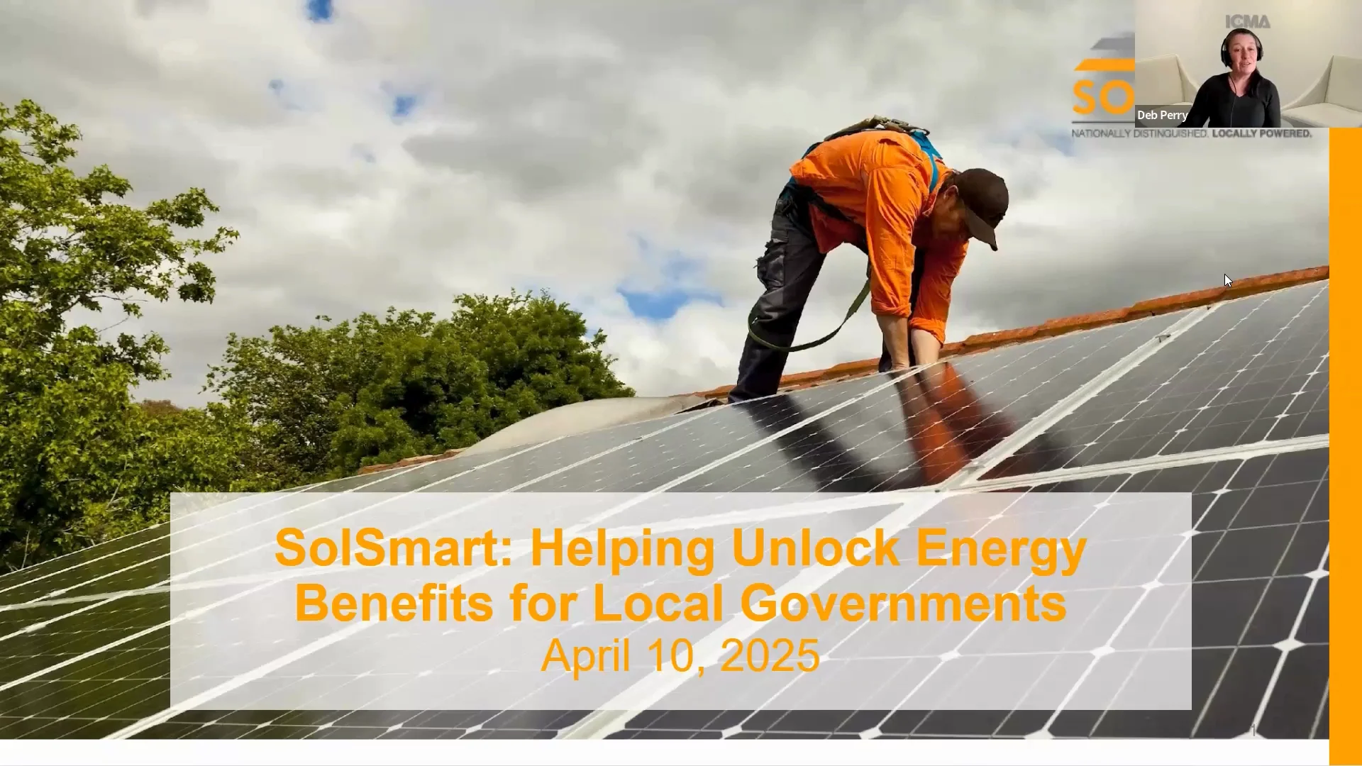 Webinar: Helping Unlock Energy Benefits for Local Governments Through ...