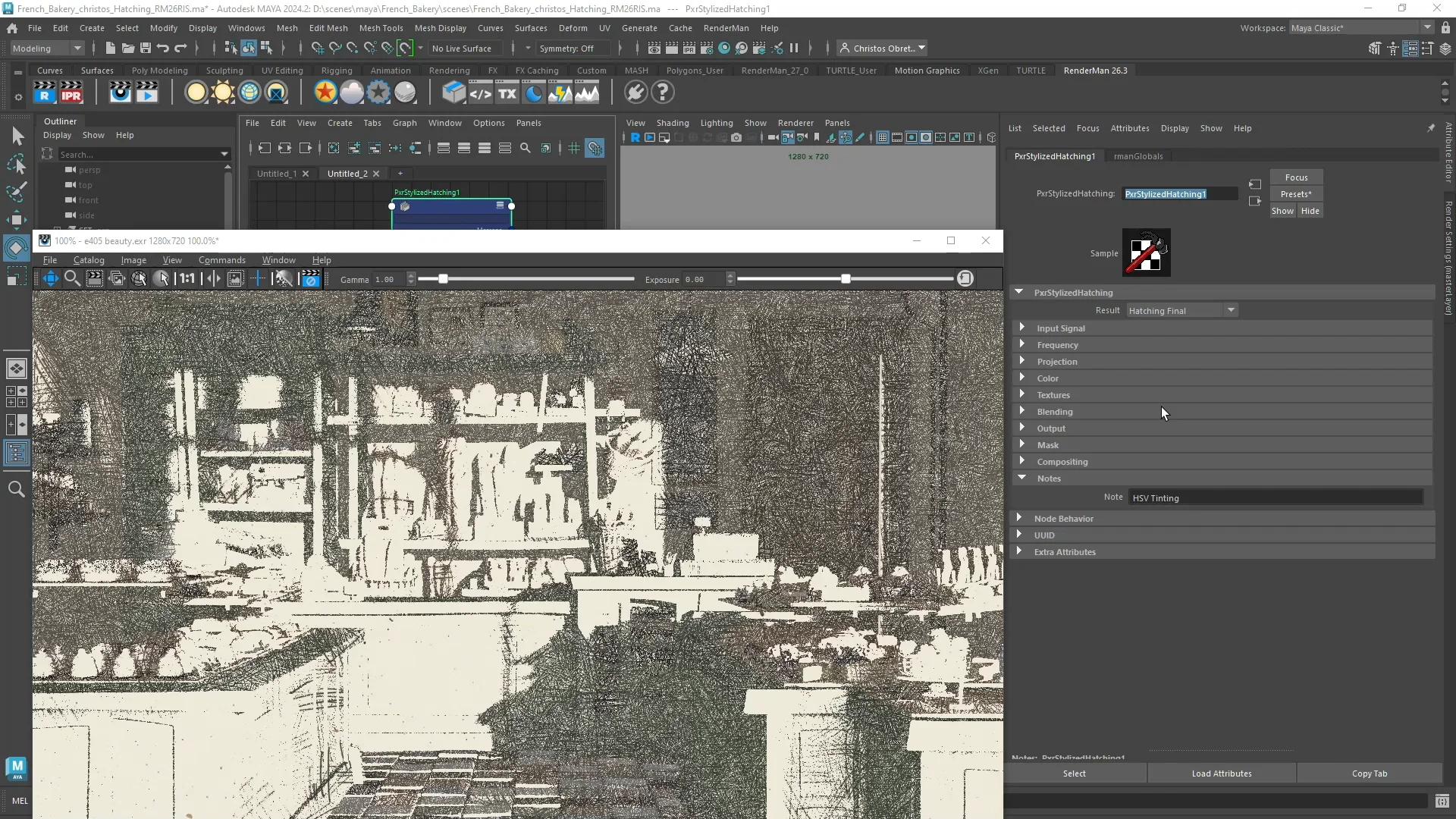 Hatching - HSV Tint Hatch Color