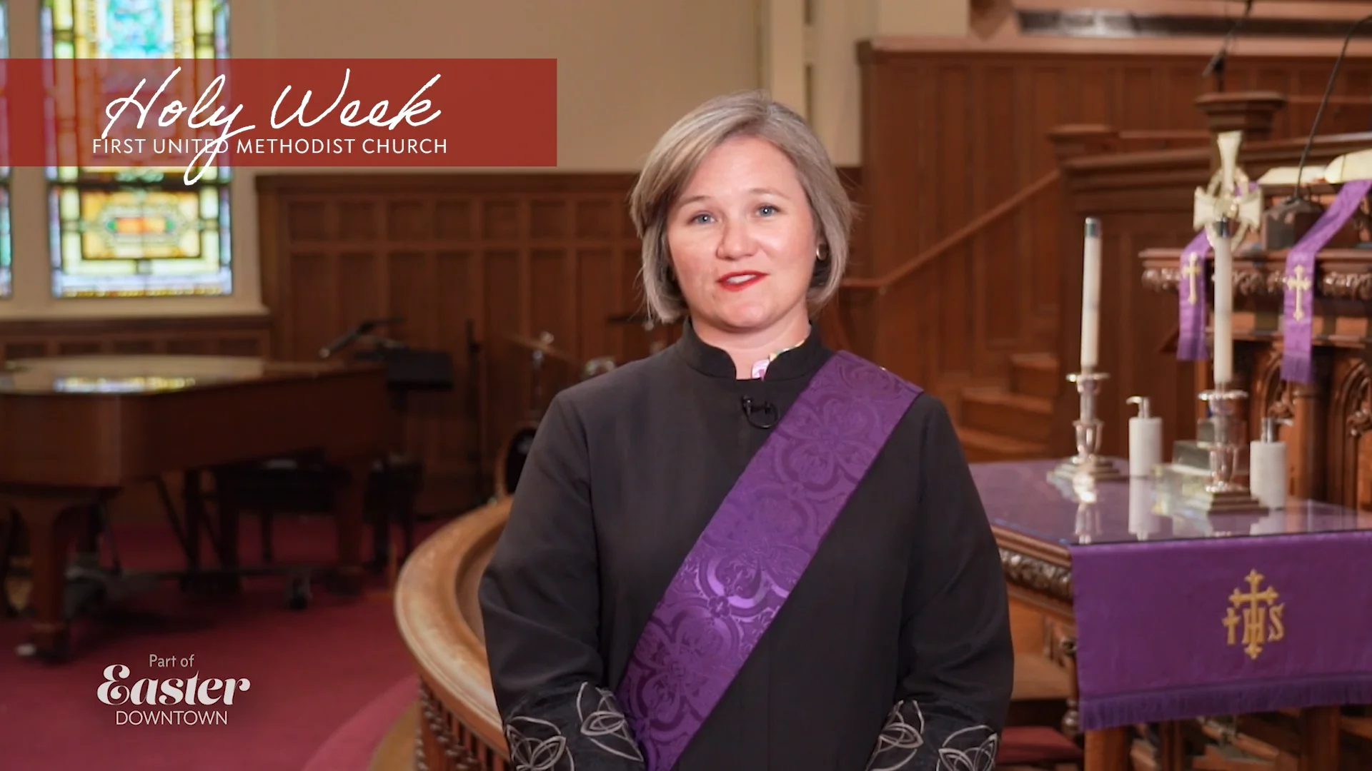 Holy Week Invite - Pastor Emily