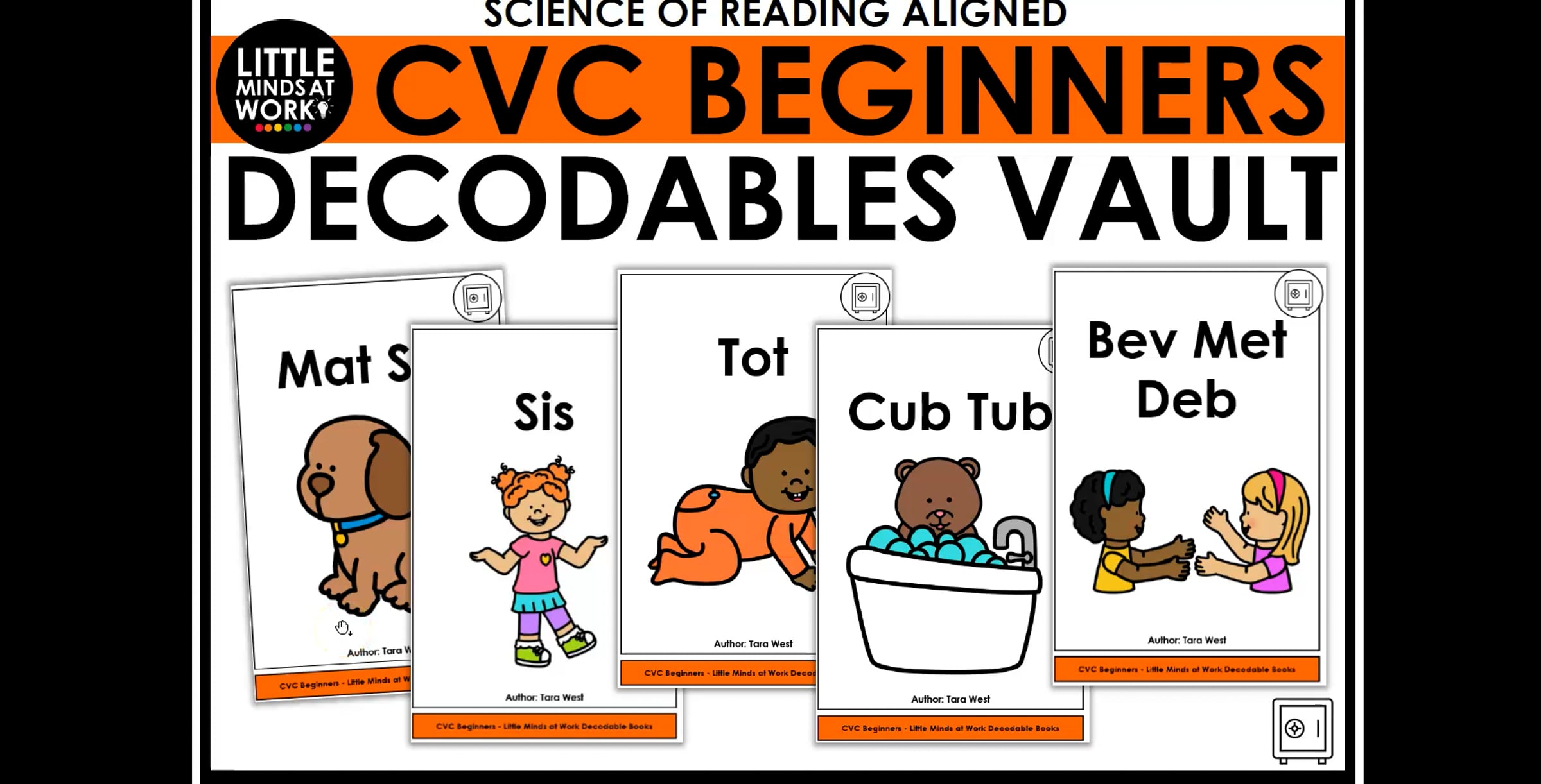 CVC Beginners Decodable Books