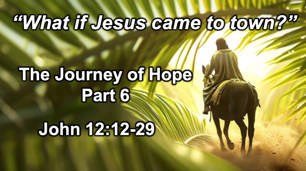 "The Day Jesus Came to Town" John 12:12-29
