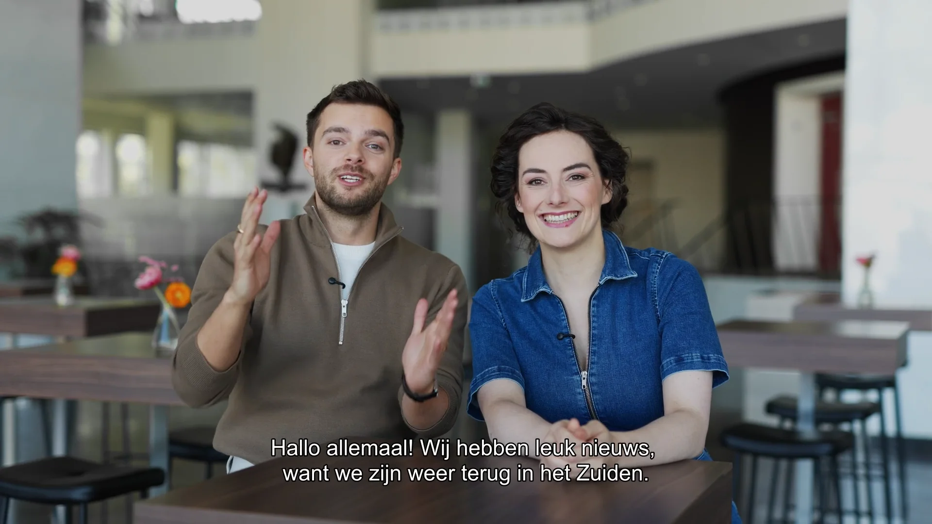 Buddy Vedder en Nandi van Beurden in Het Geluk van Limburg