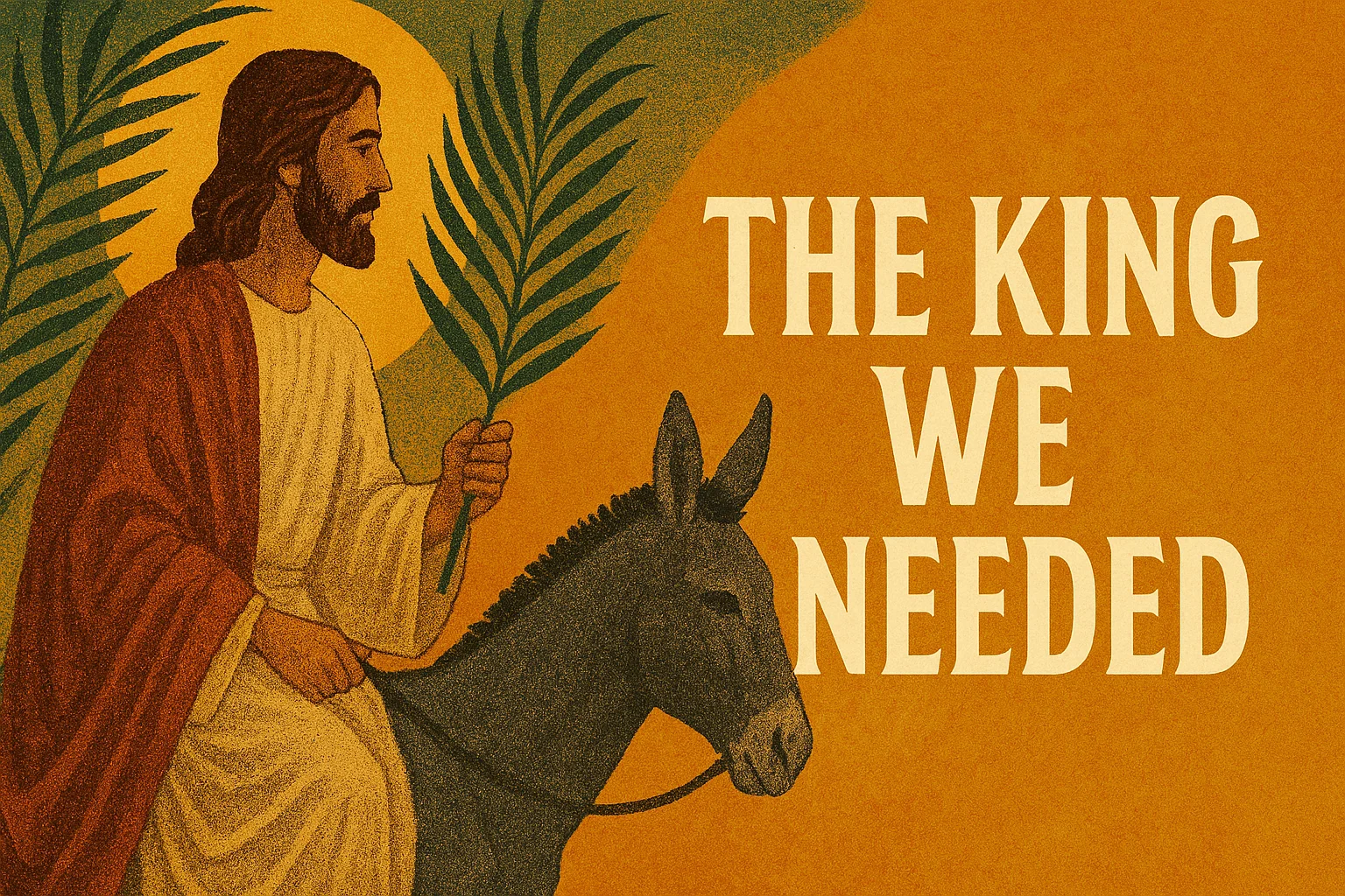 Sunday April 13, 2025 - The King We Needed