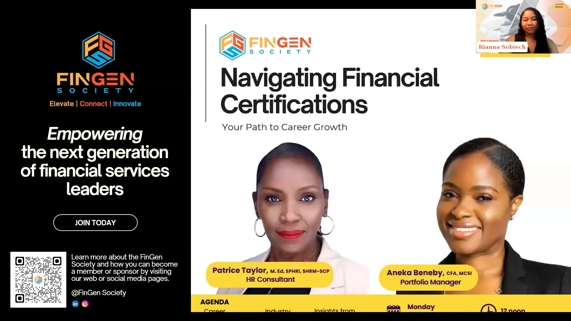 FinGen Society's Bites & Insights Webinar - "Navigating Financial ...