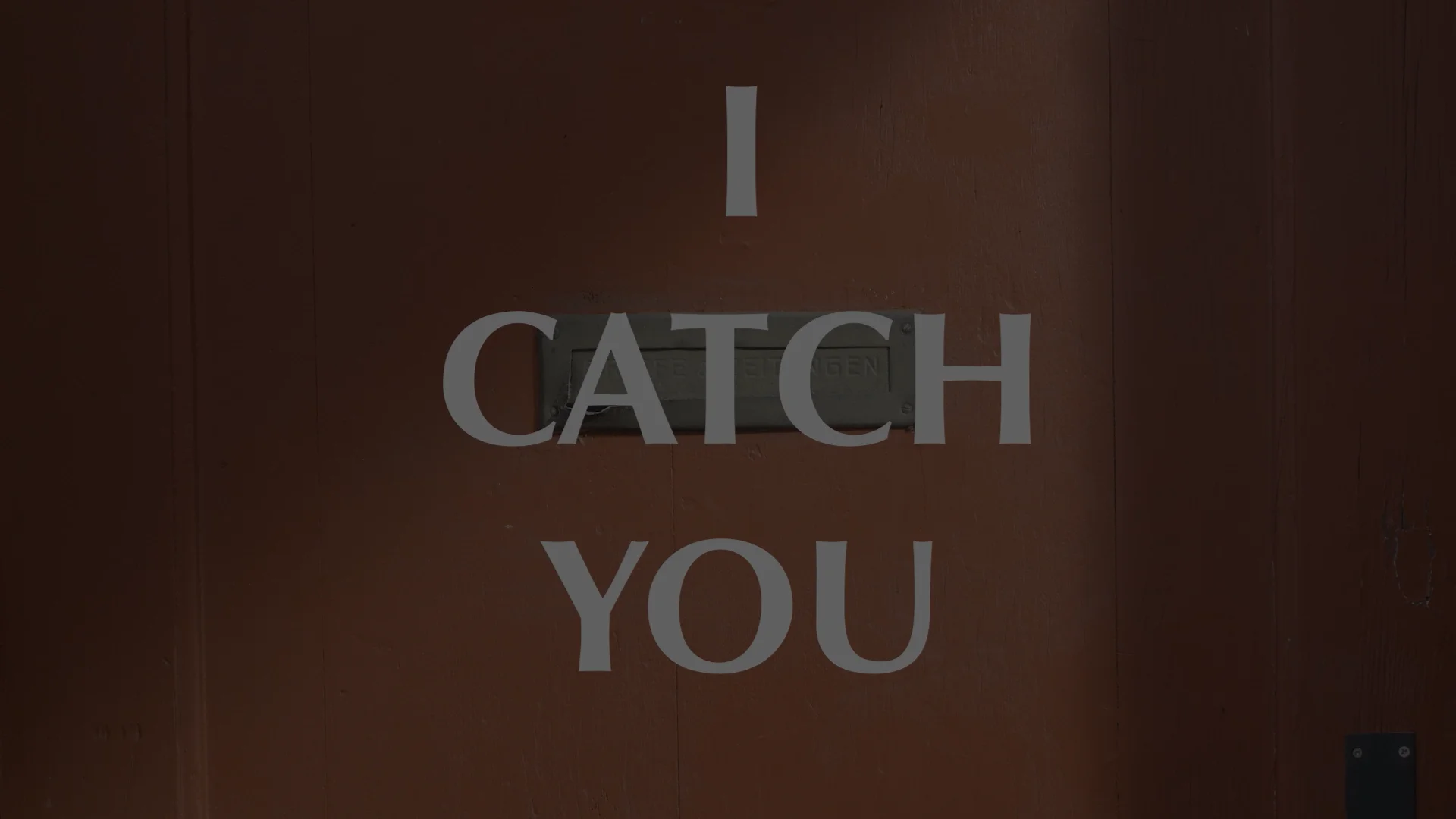 I CATCH YOU Showing Link SUBS HFBK Hamburg by Katja Izmestyeva