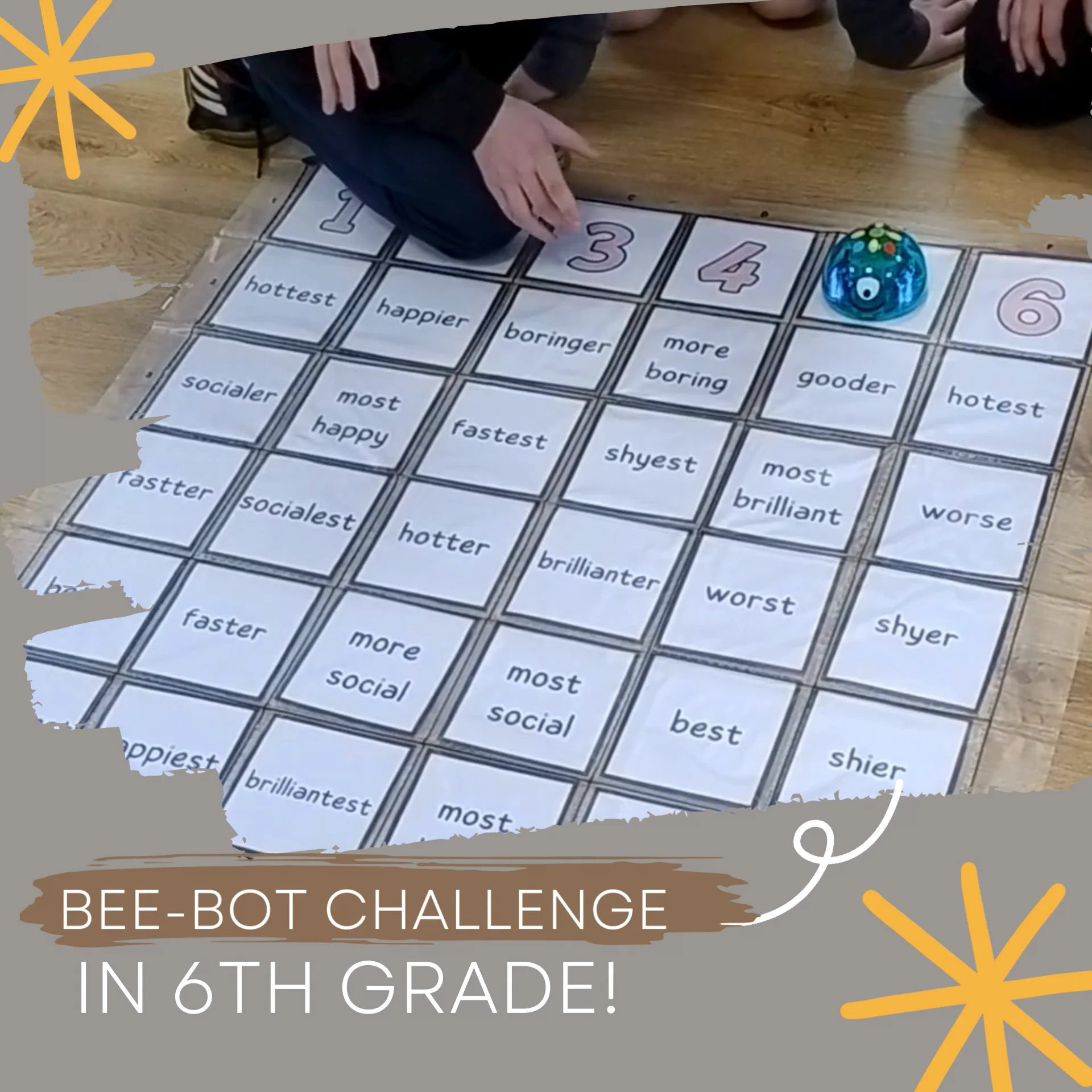 Bee-Bot Challenge in 6th Grade