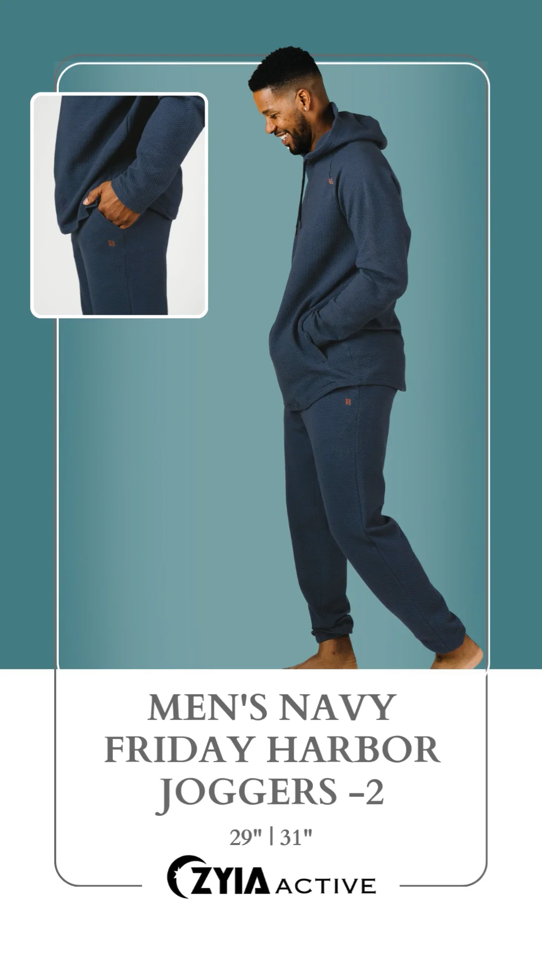 Men's Navy Friday Harbor Jogger -2 | 31" #22503 | 29" #22504