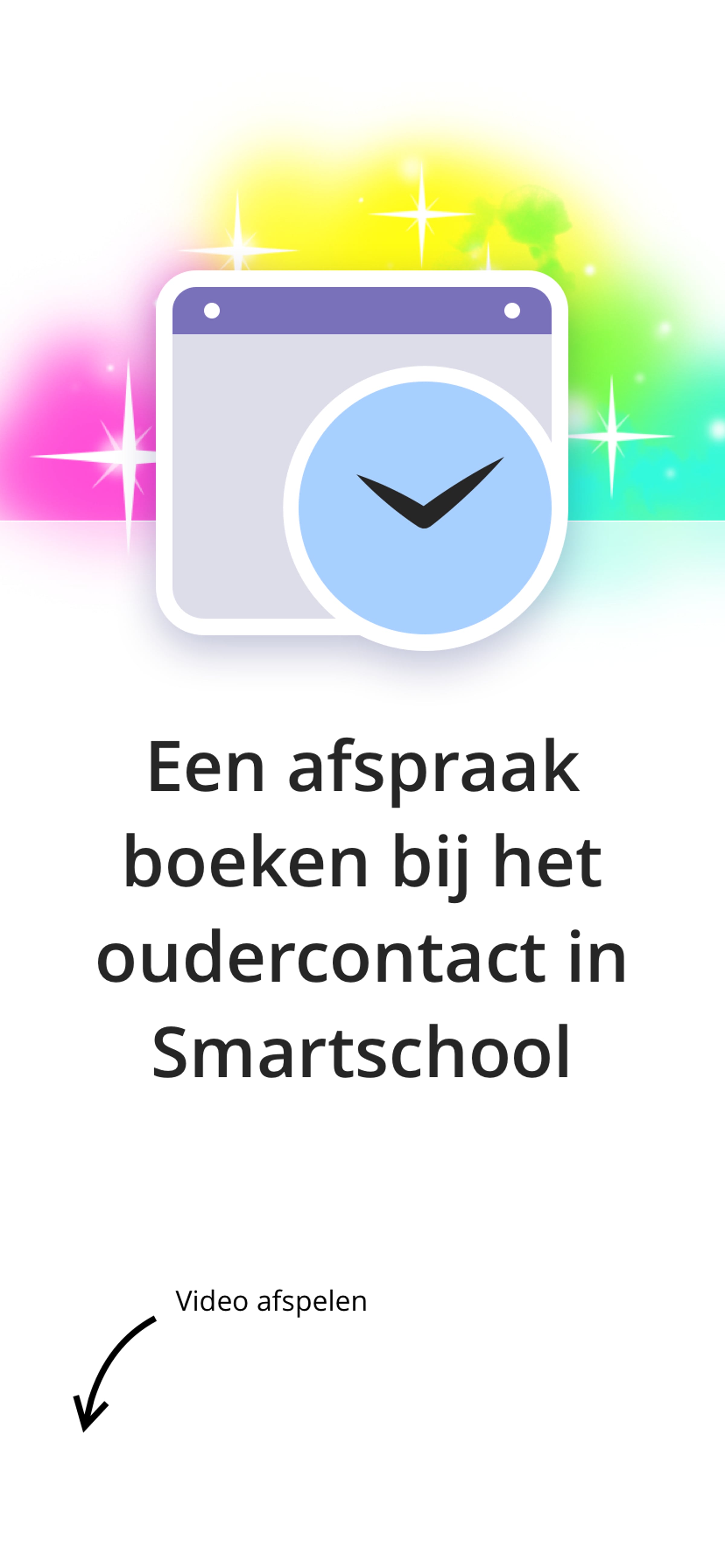 Een afspraak boeken bij het oudercontact in Smartschool
