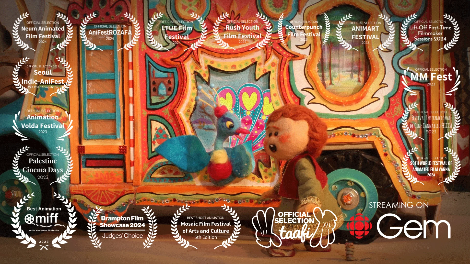 My Friend in the Jingle Truck | Stop Motion and 2D Animated Short Film