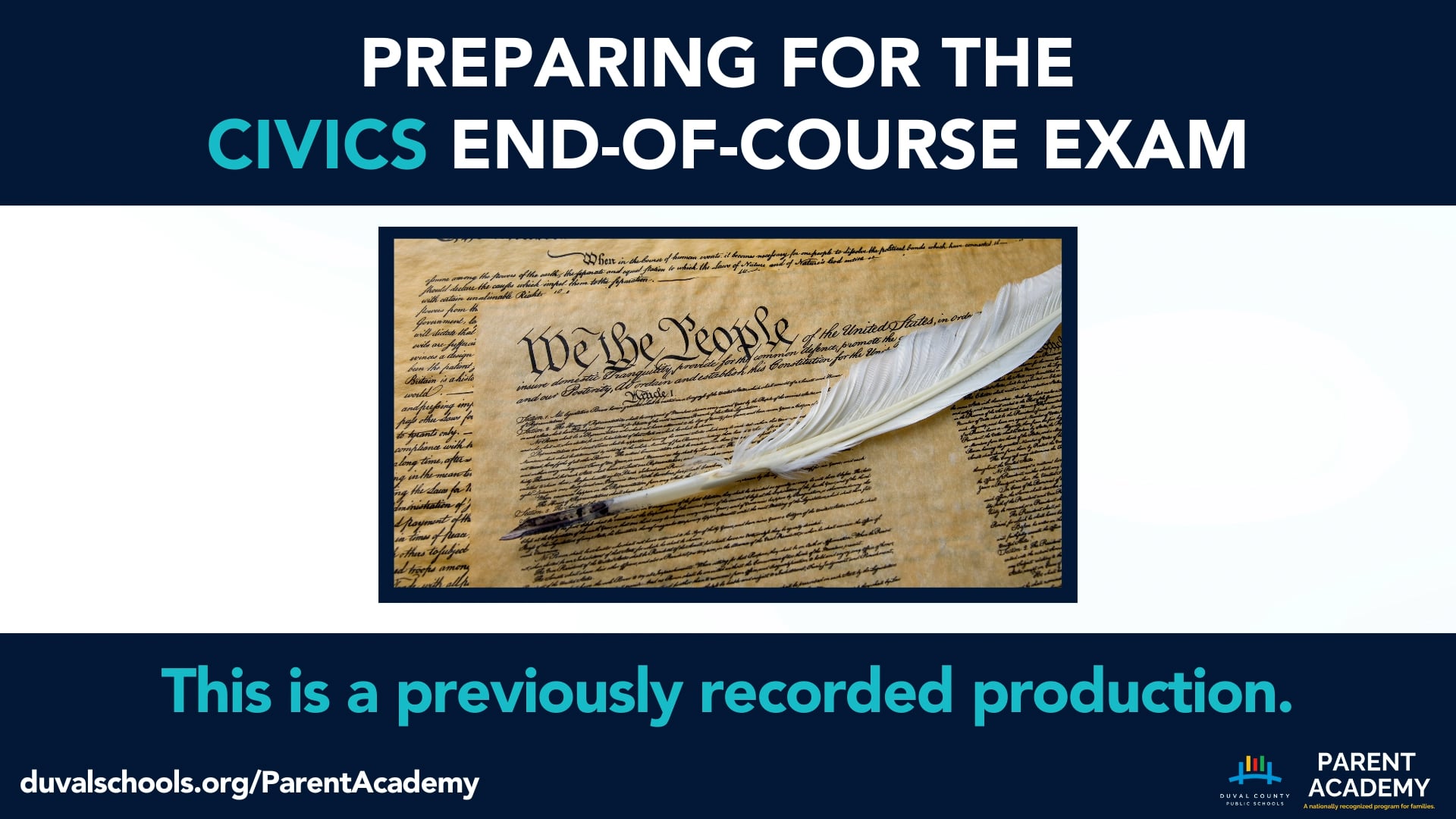 Preparing for the Civics End-of-Course Exam - Spring 2025