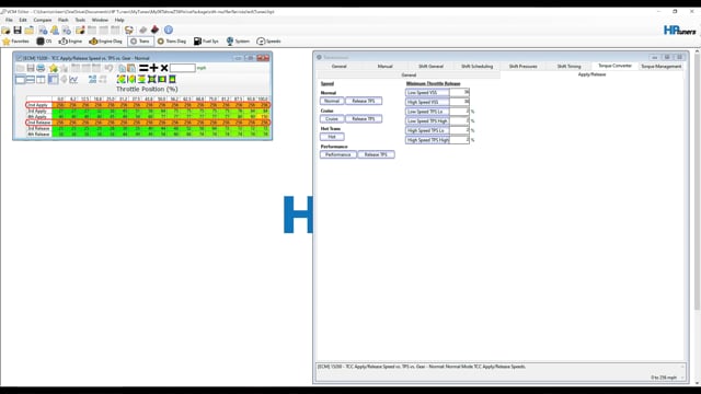 Practical Transmission Tuning: Step 4: ECU Tuning & WOT Shift Tuning
